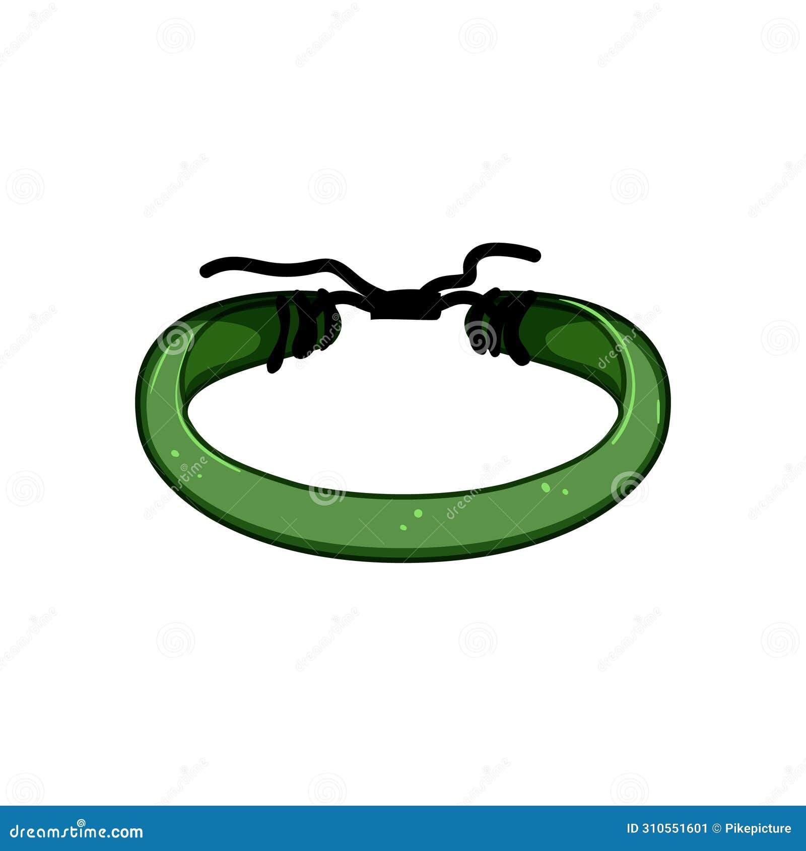 Coachella Hippie Friendship Bracelets Cartoon Vector Illustration