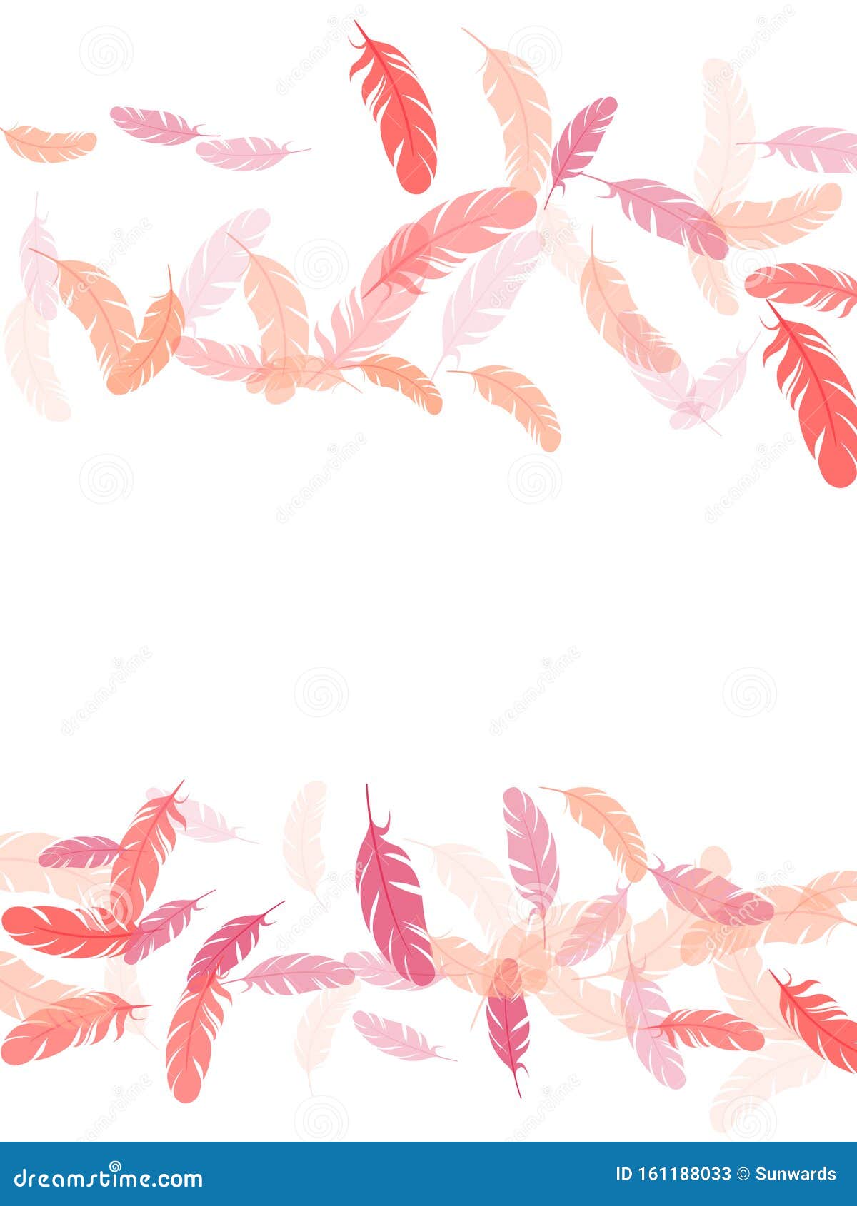Falling Feather Elements Soft Vector Design. Stock Vector ...