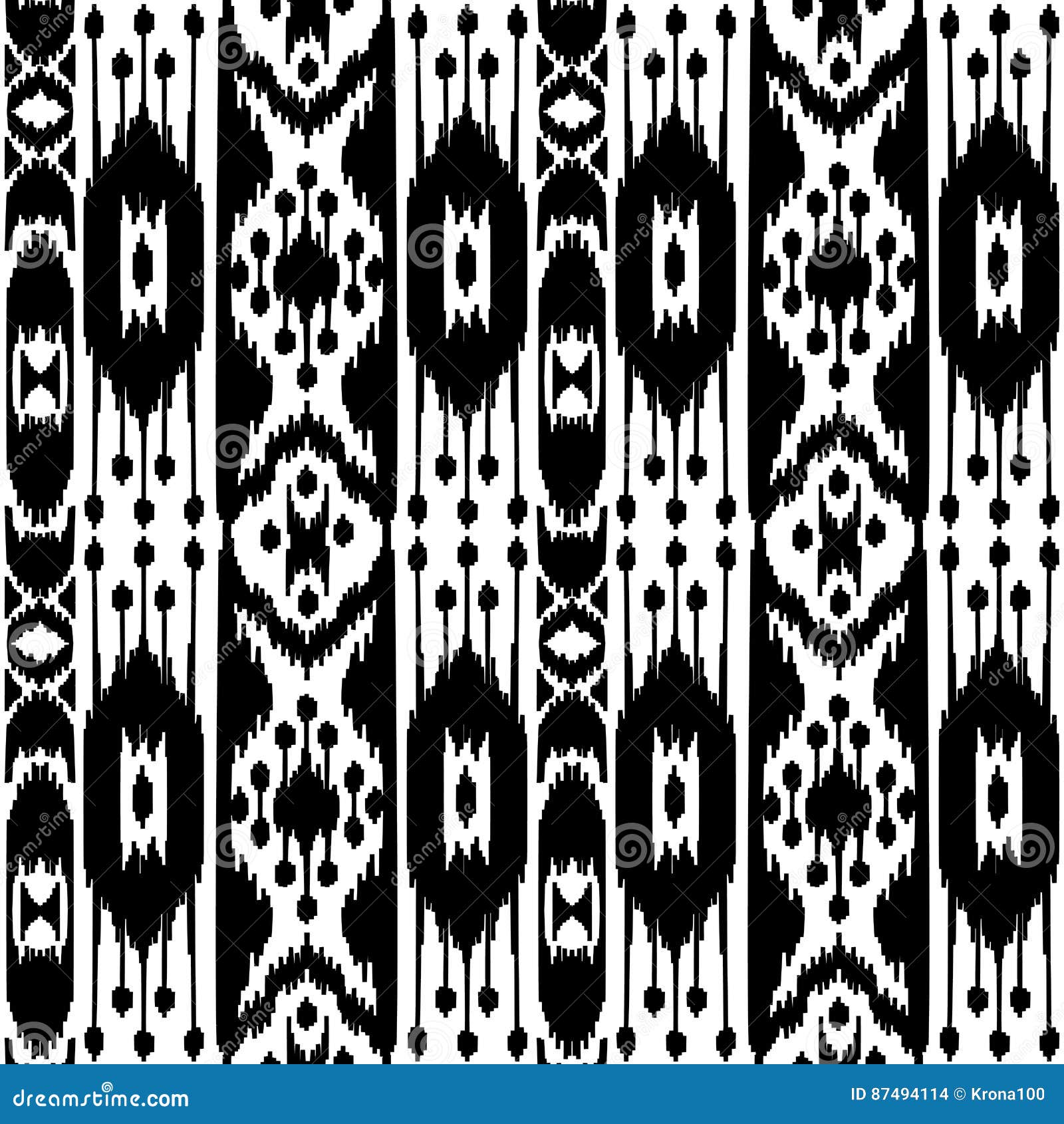 Boho Seamless Pattern stock vector. Illustration of retro - 87494114
