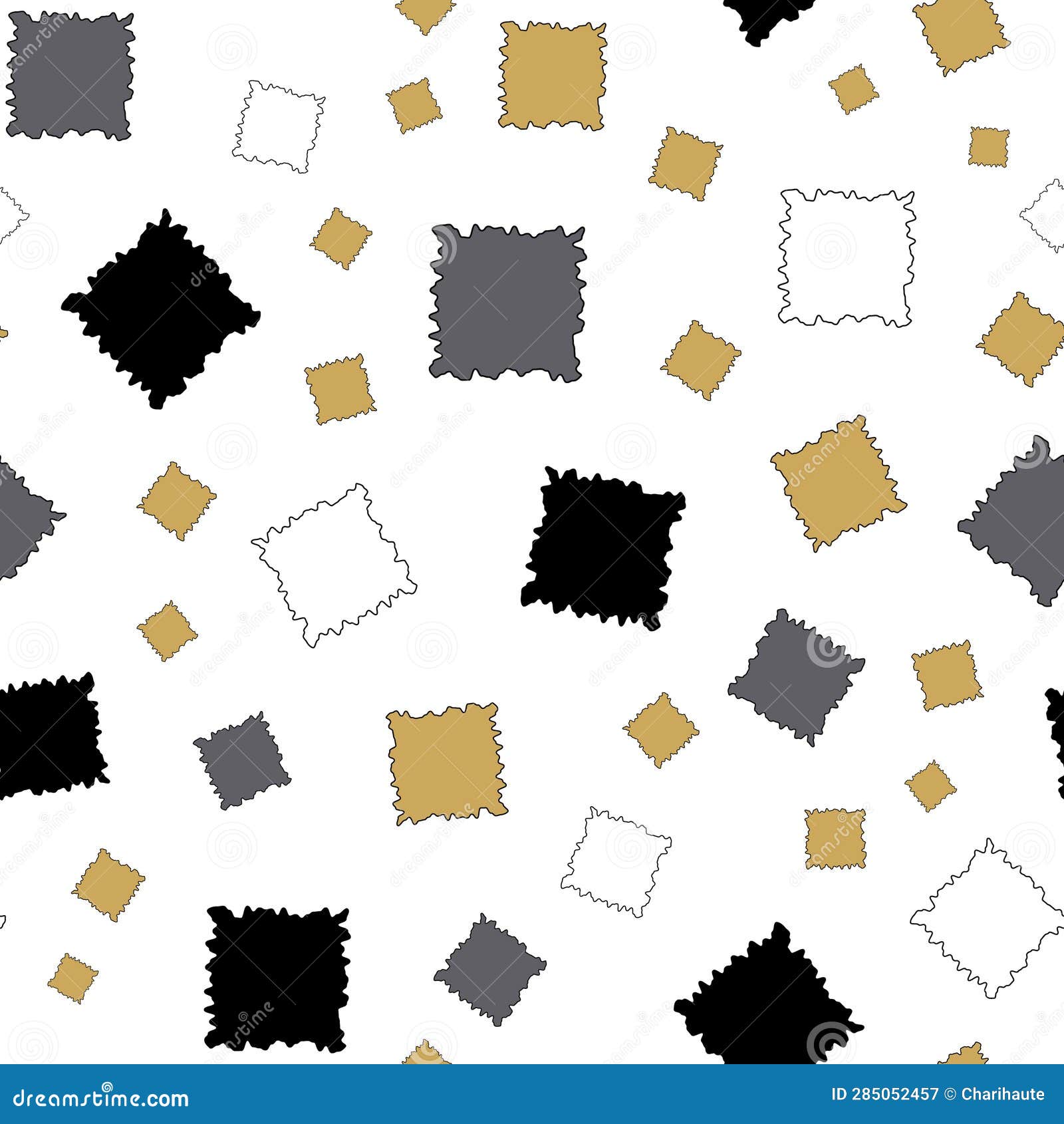 Boho Style Color Squares Seamless Repeat Pattern Stock Illustration ...