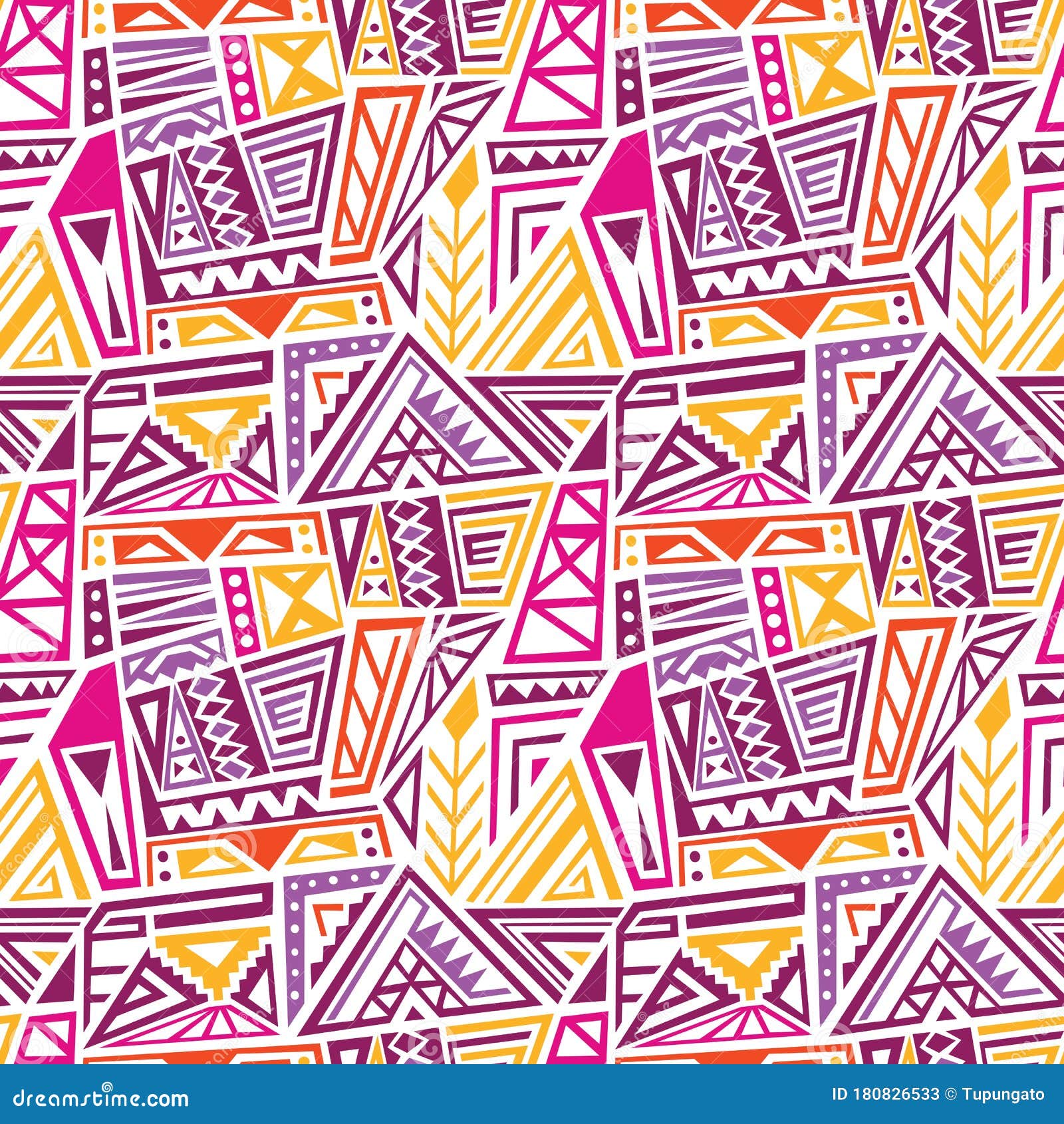 Boho style fashion pattern stock vector. Illustration of texture ...