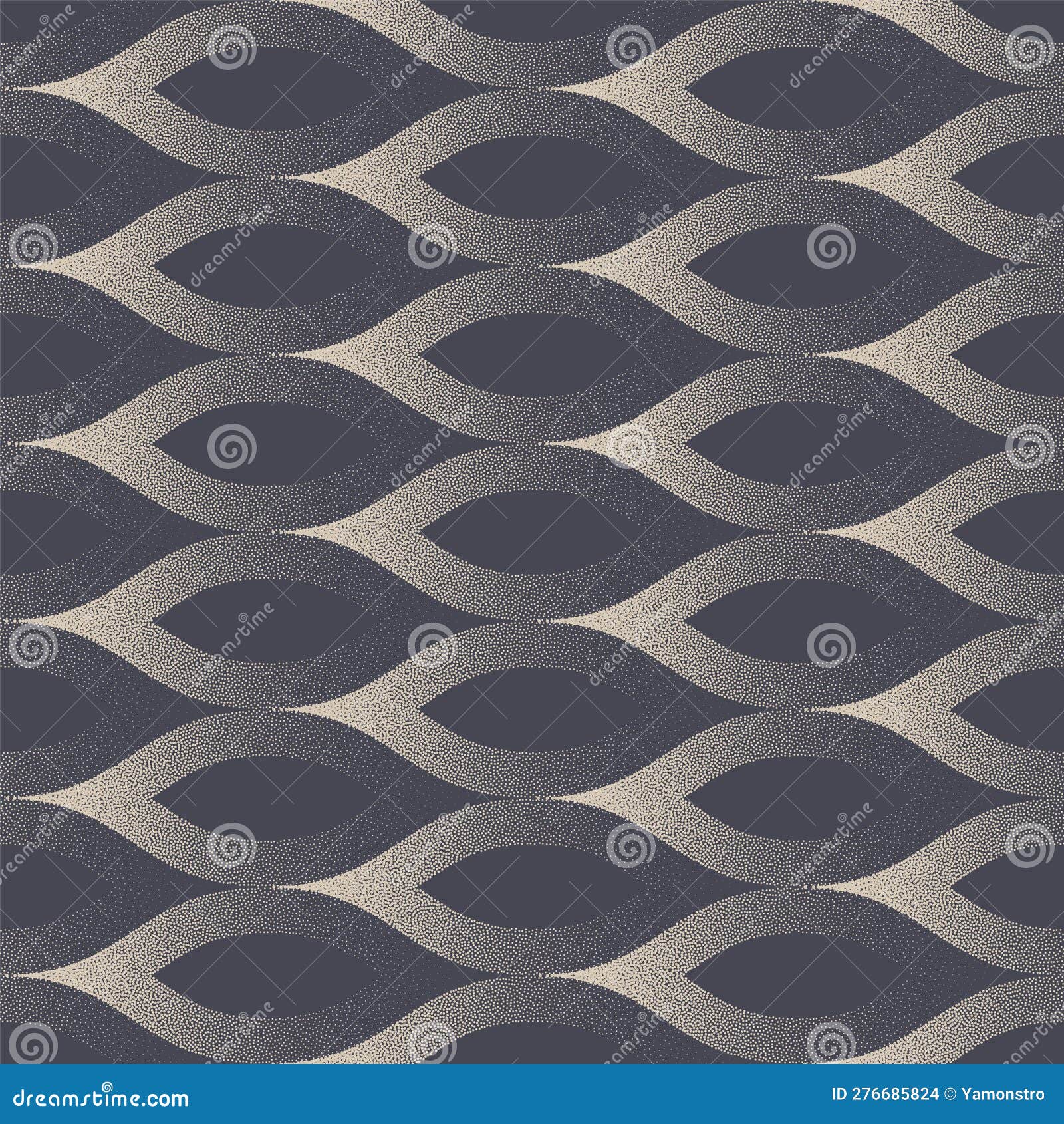 Boho Style Hippie Seamless Pattern Dot Work Vector Chic Abstract ...