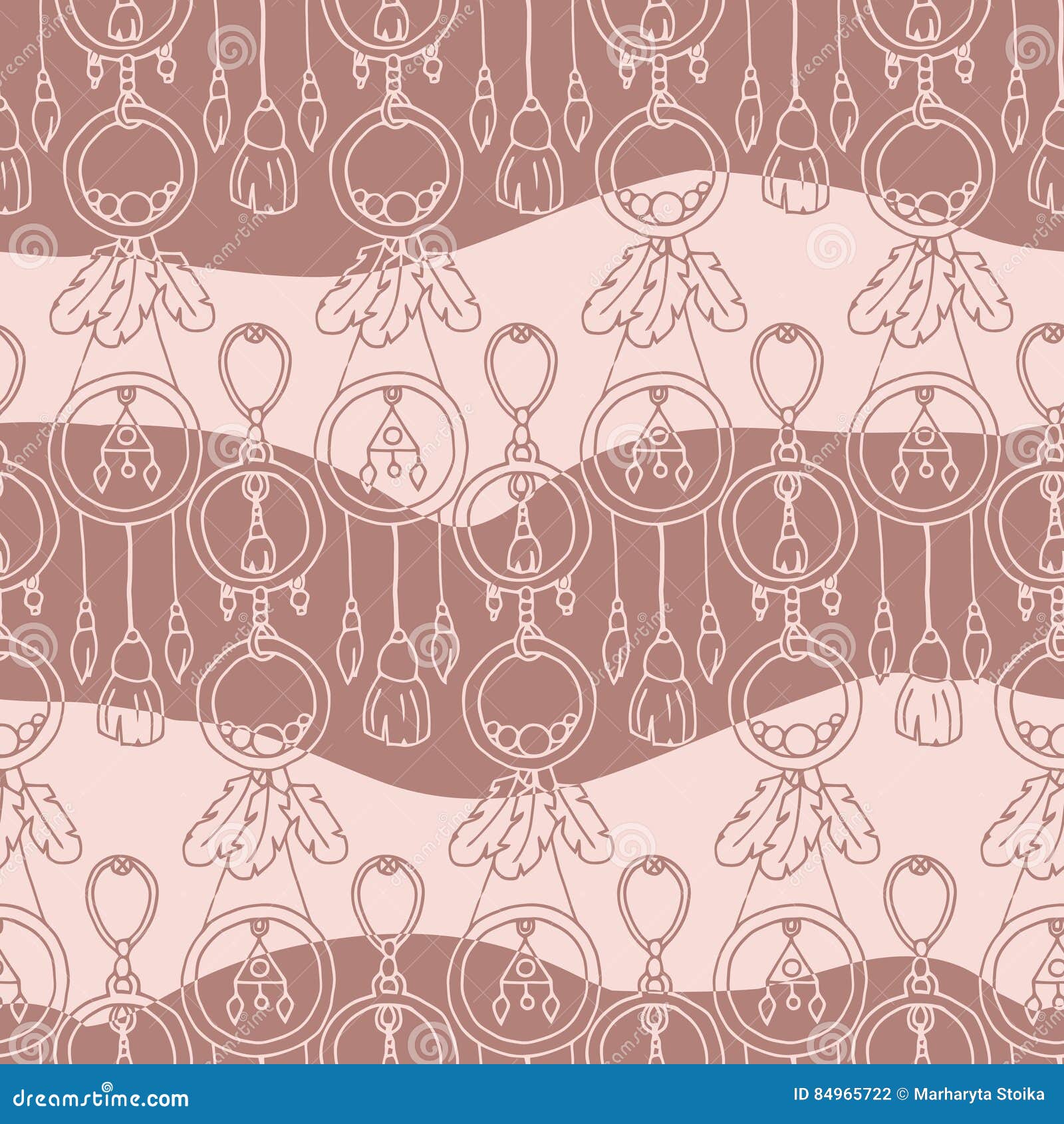 Boho Style Textile. Boho-chic Vector. Bohemianism Wallpaper Vector ...