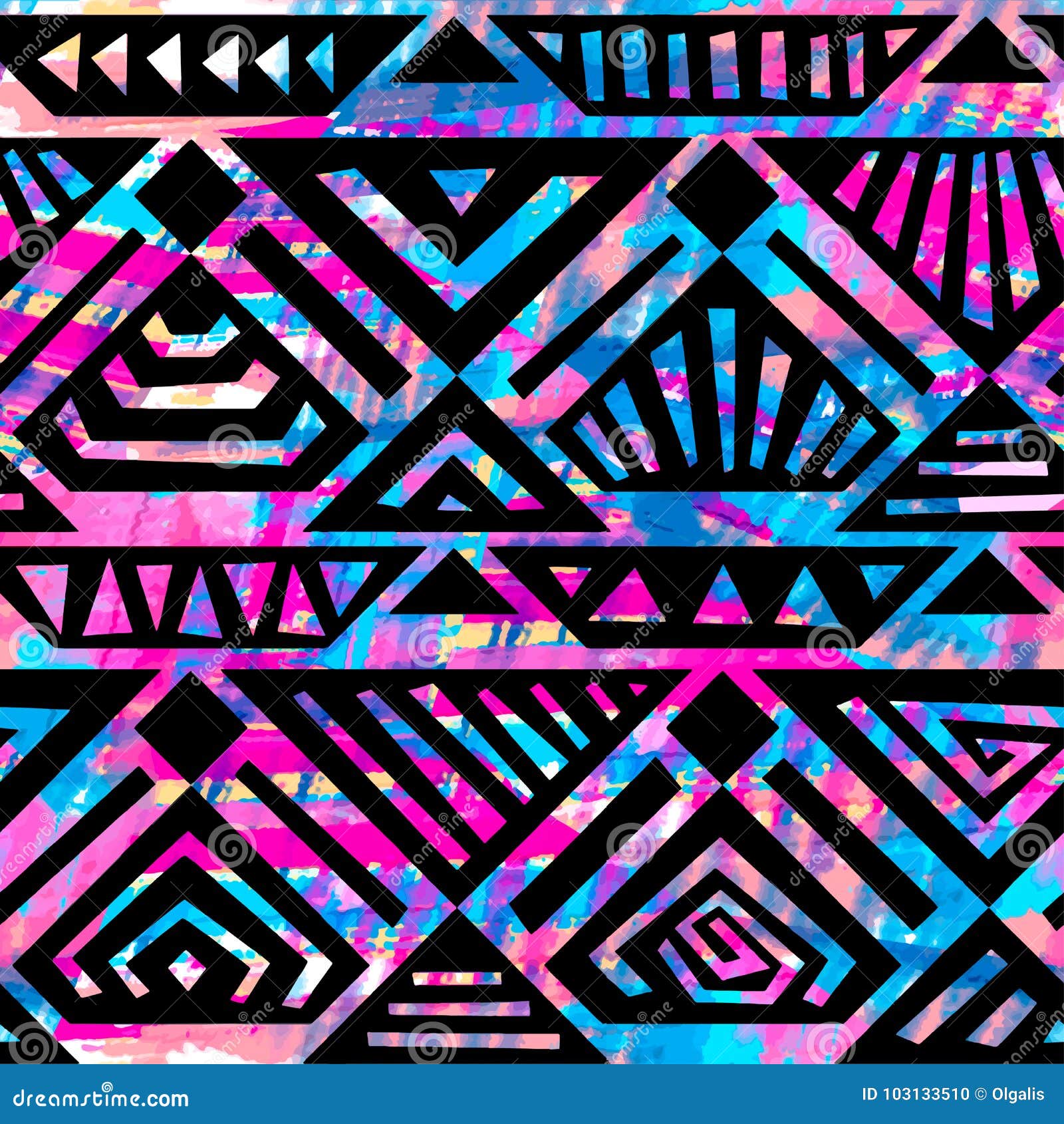 Boho Textile Seamless Pattern. Stock Illustration - Illustration of ... Boho Textile Seamless Pattern. Stock Illustration - Illustration of ...