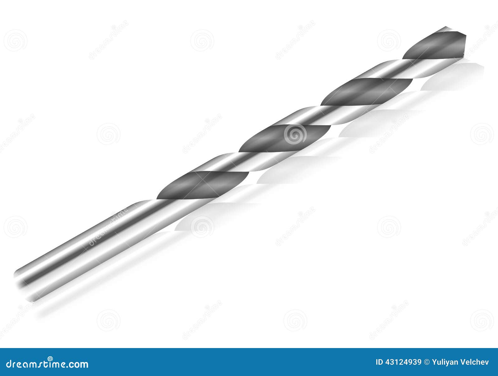 Bohrer vektor abbildung. Illustration von abbildung, stück - 43124939