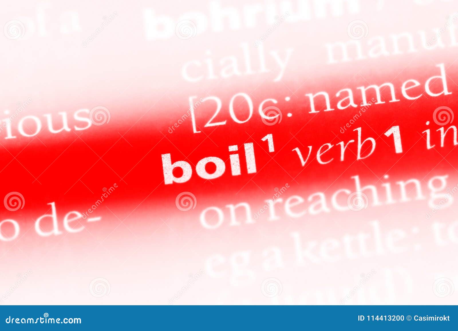 Boil stock photo. Image of macro, boil, info, writing - 114413200