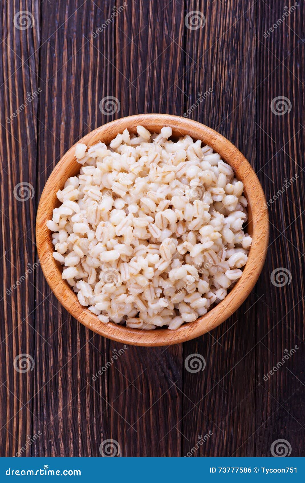 Boiled barley porridge stock photo. Image of herb, legume - 73777586