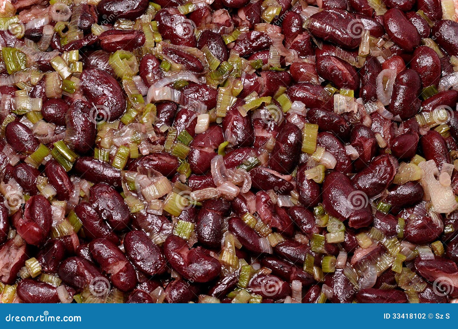 Boiled beans salad stock photo. Image of meal, healthy - 33418102