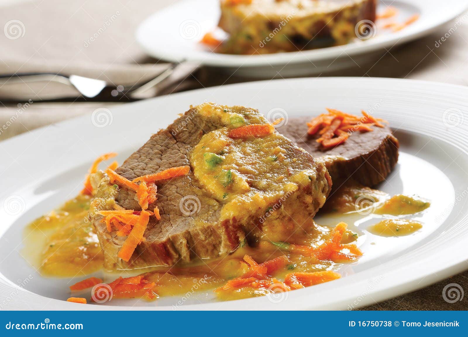 Boiled beef stock photo. Image of steak, sliced, dinner - 16750738
