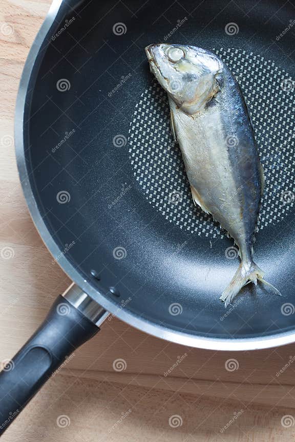Boiled Bule Mackerel on Pan Stock Image - Image of cook, marine: 40591215