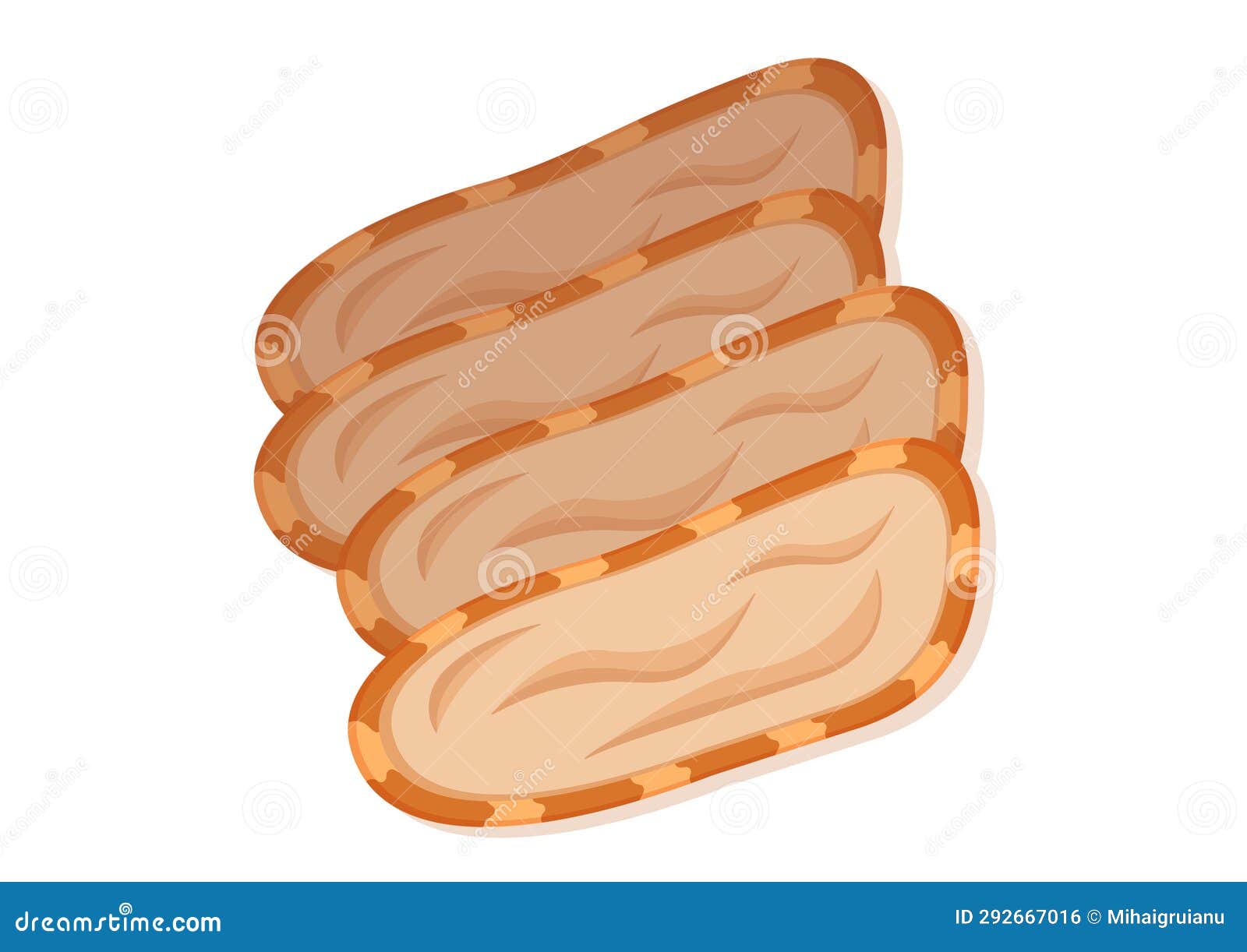 Boiled Chicken Pieces Vector Flat Design Isolated on White Background ...