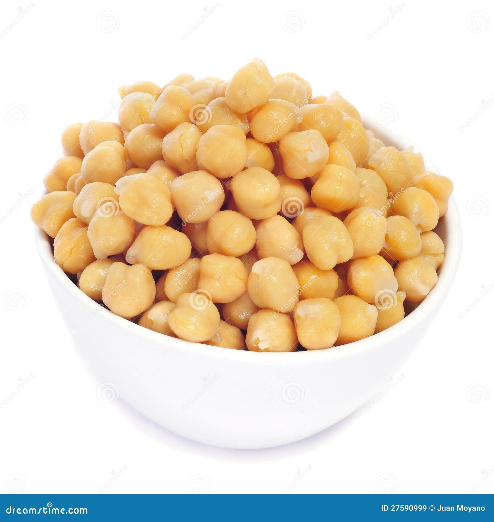 Boiled chickpeas stock image. Image of dish, diet, isolated - 27590999