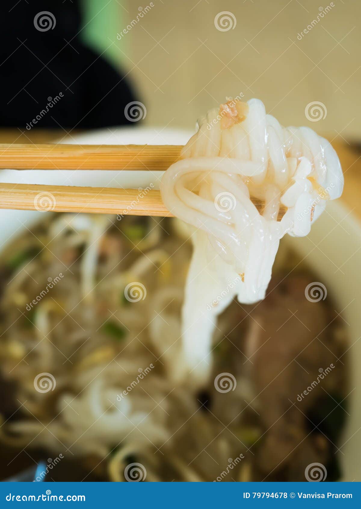 Boiled Chinese Pasta Square, Asian Food Style. Stock Photo - Image of ...