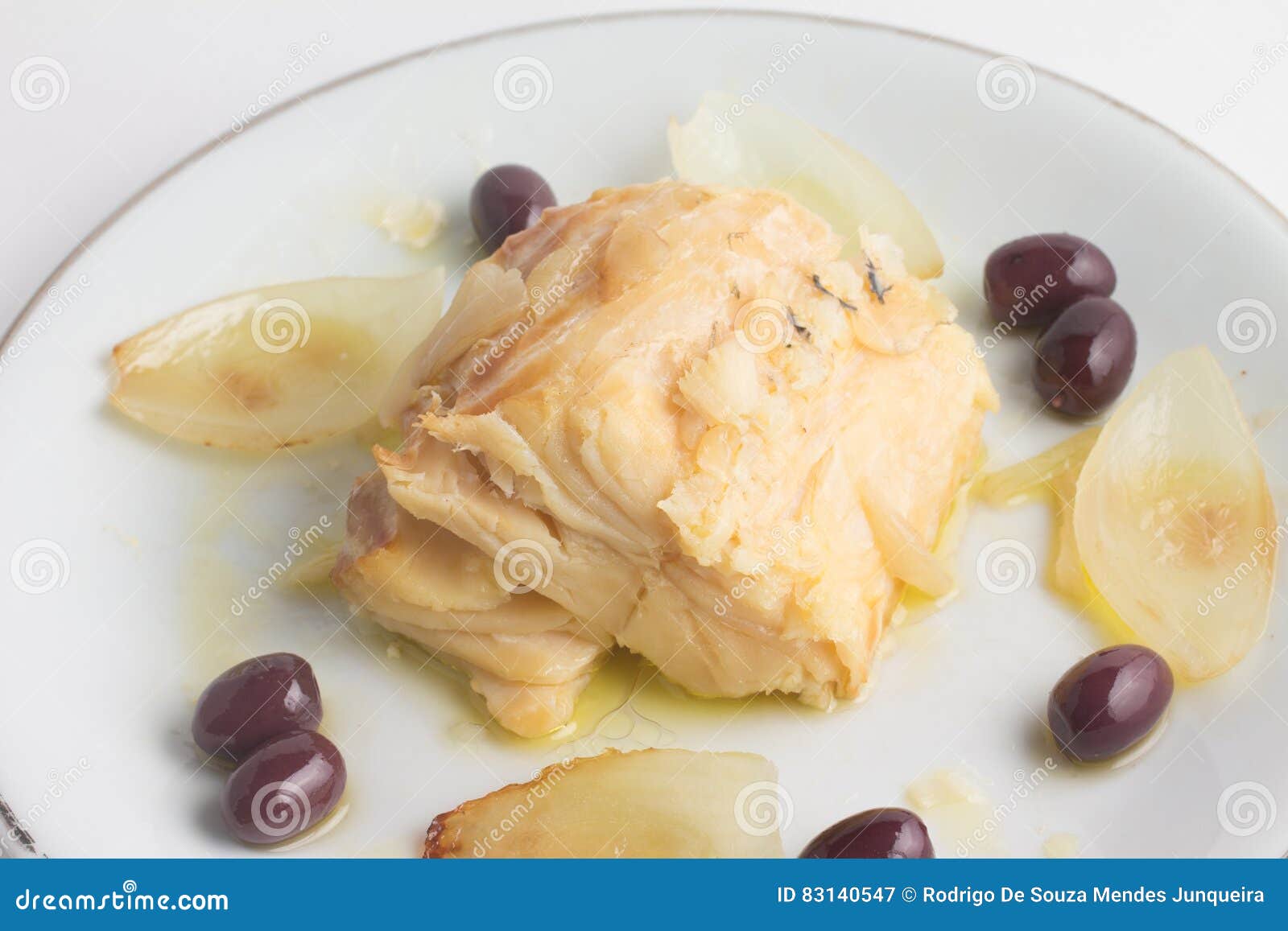 Boiled Cod Fish stock image. Image of health, dinner - 83140547