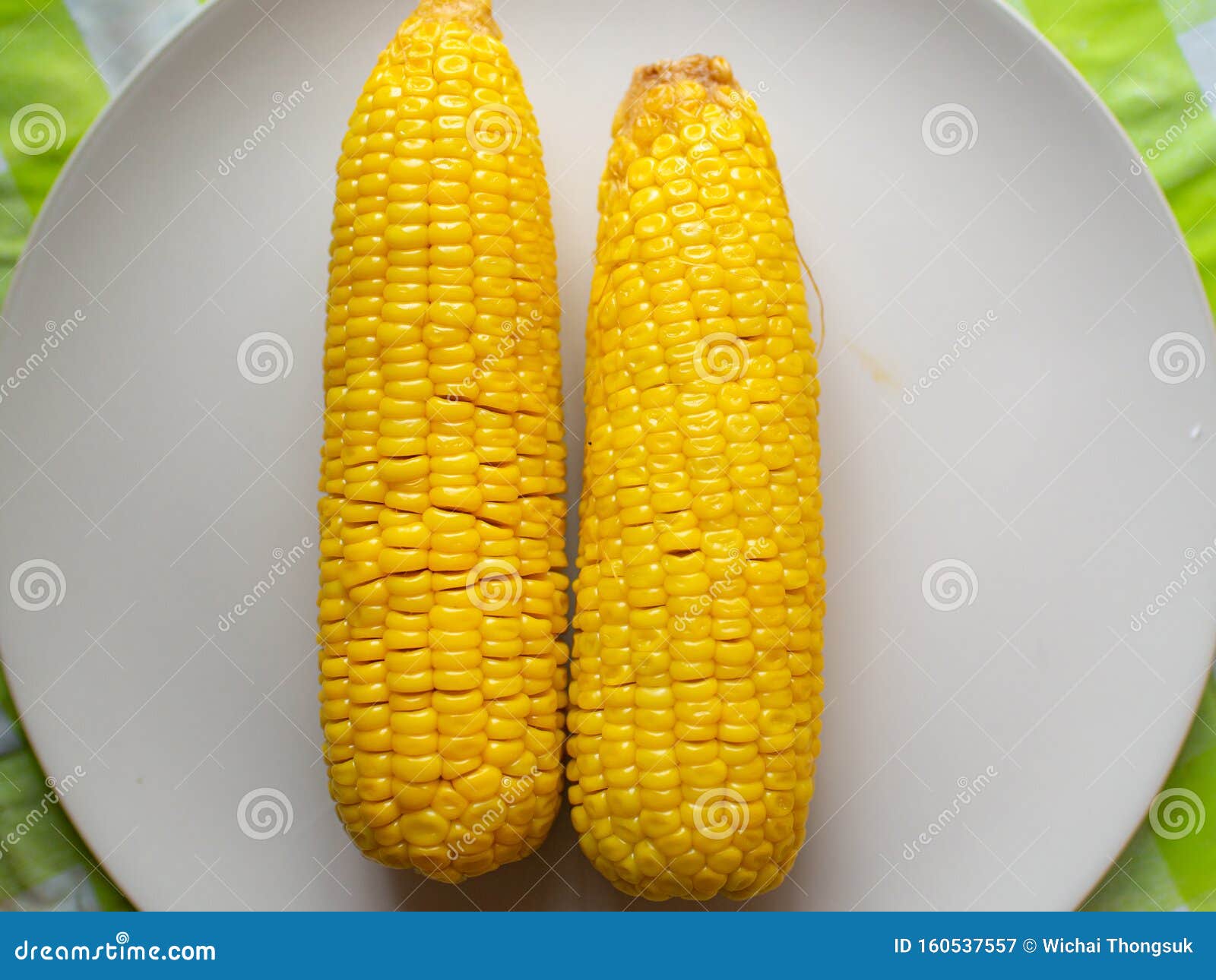 Boiled Corn is an Appetizing Pod Stock Image - Image of delicious ...