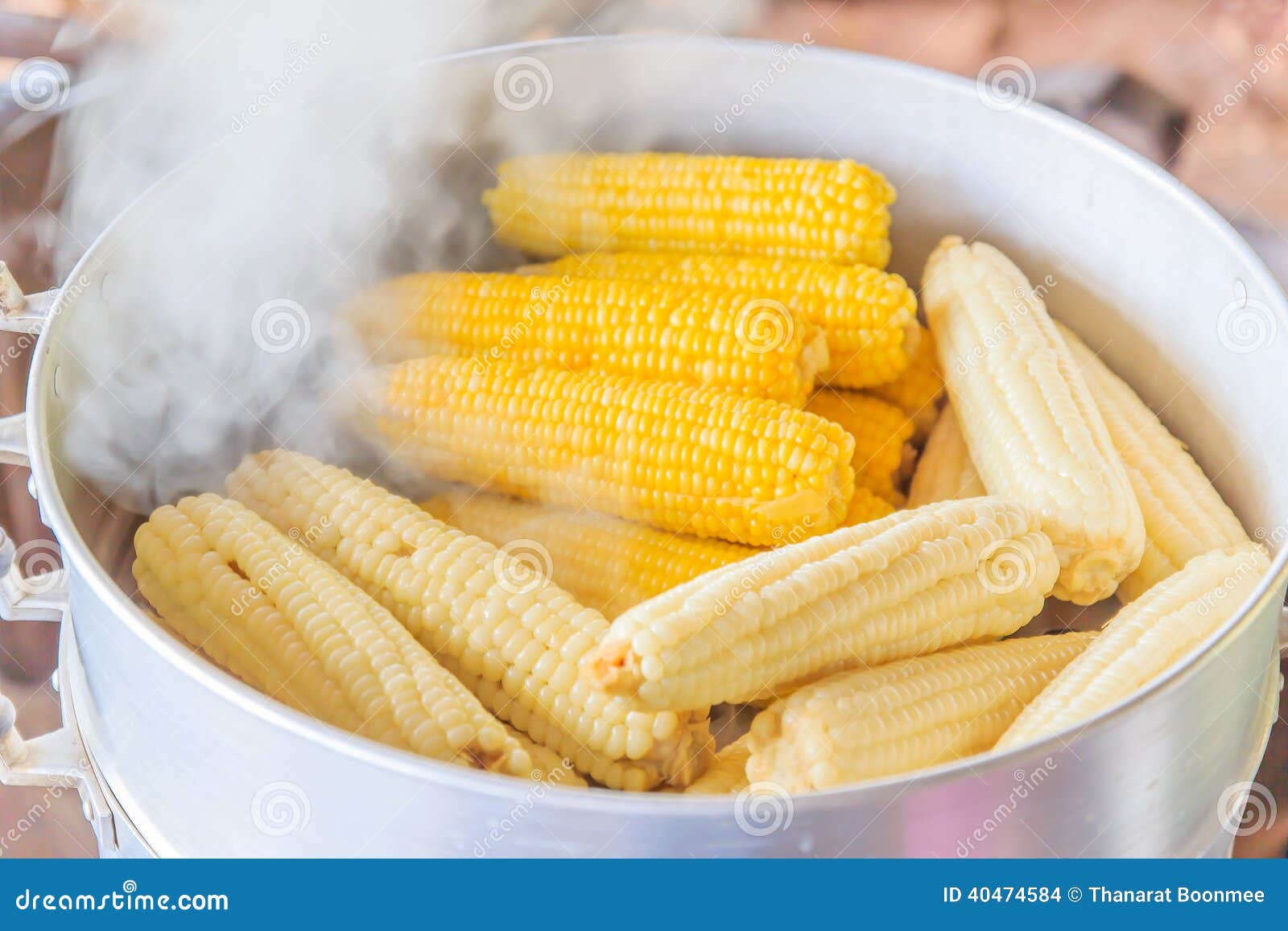Boiled corn stock photo. Image of corn, group, detail - 40474584