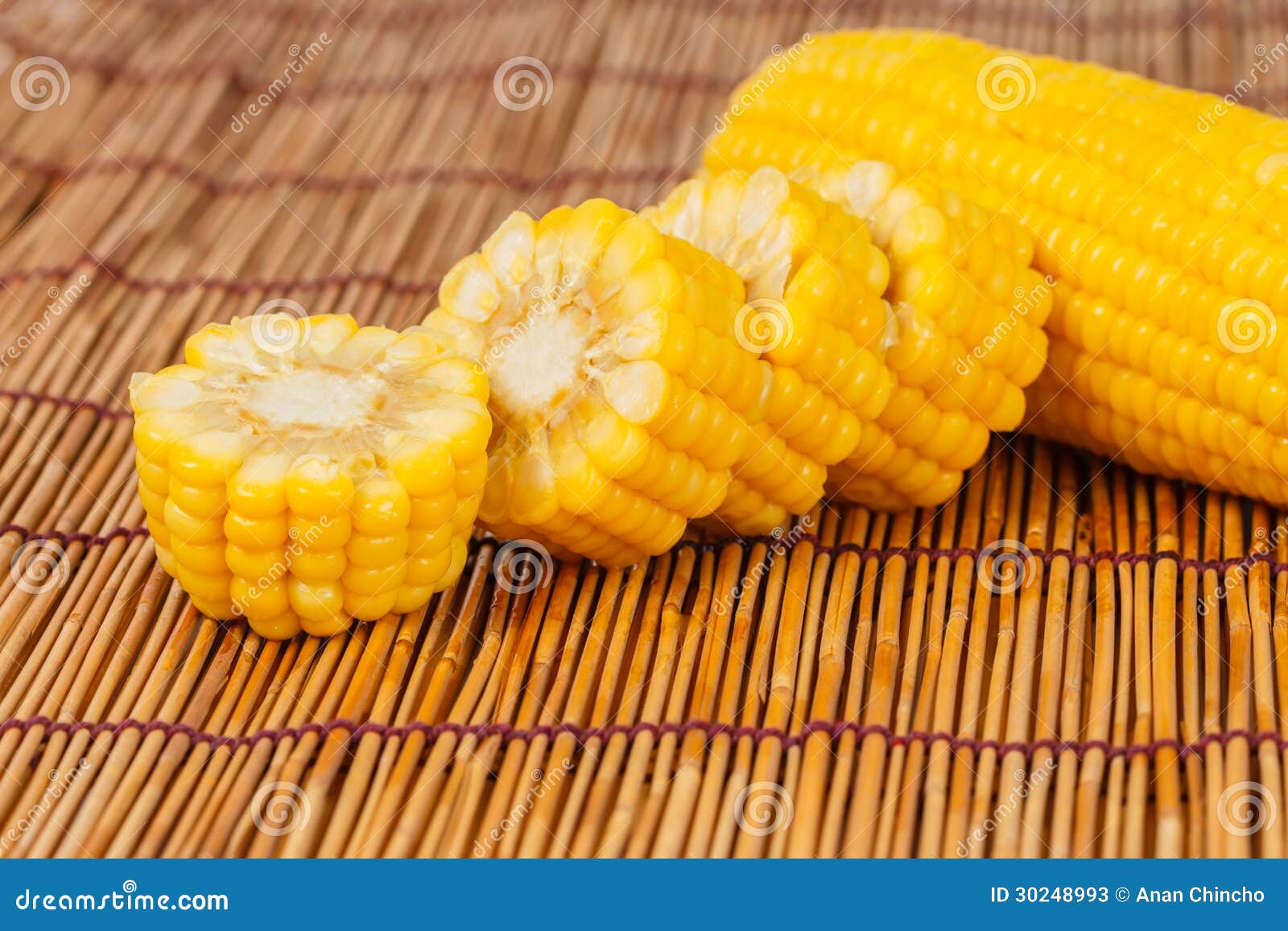 Boiled corn. stock image. Image of farm, corncob, cereal - 30248993