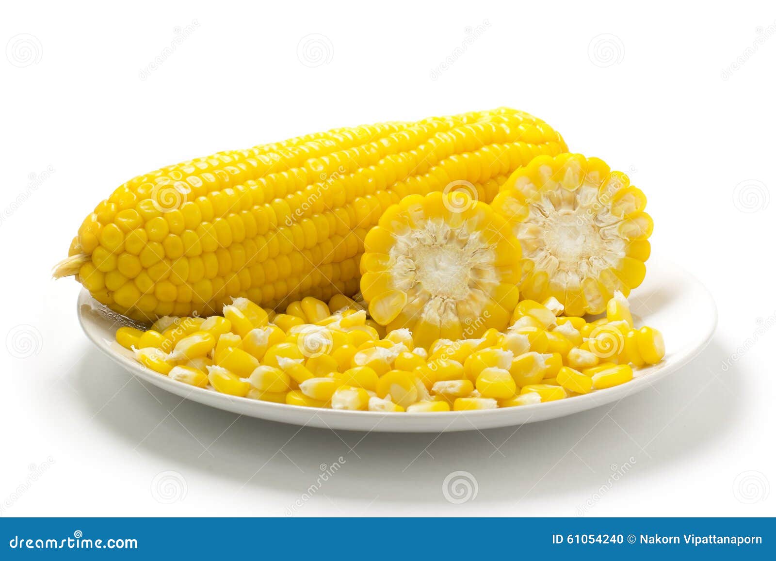Boiled corn stock photo. Image of golden, fresh, diet - 61054240