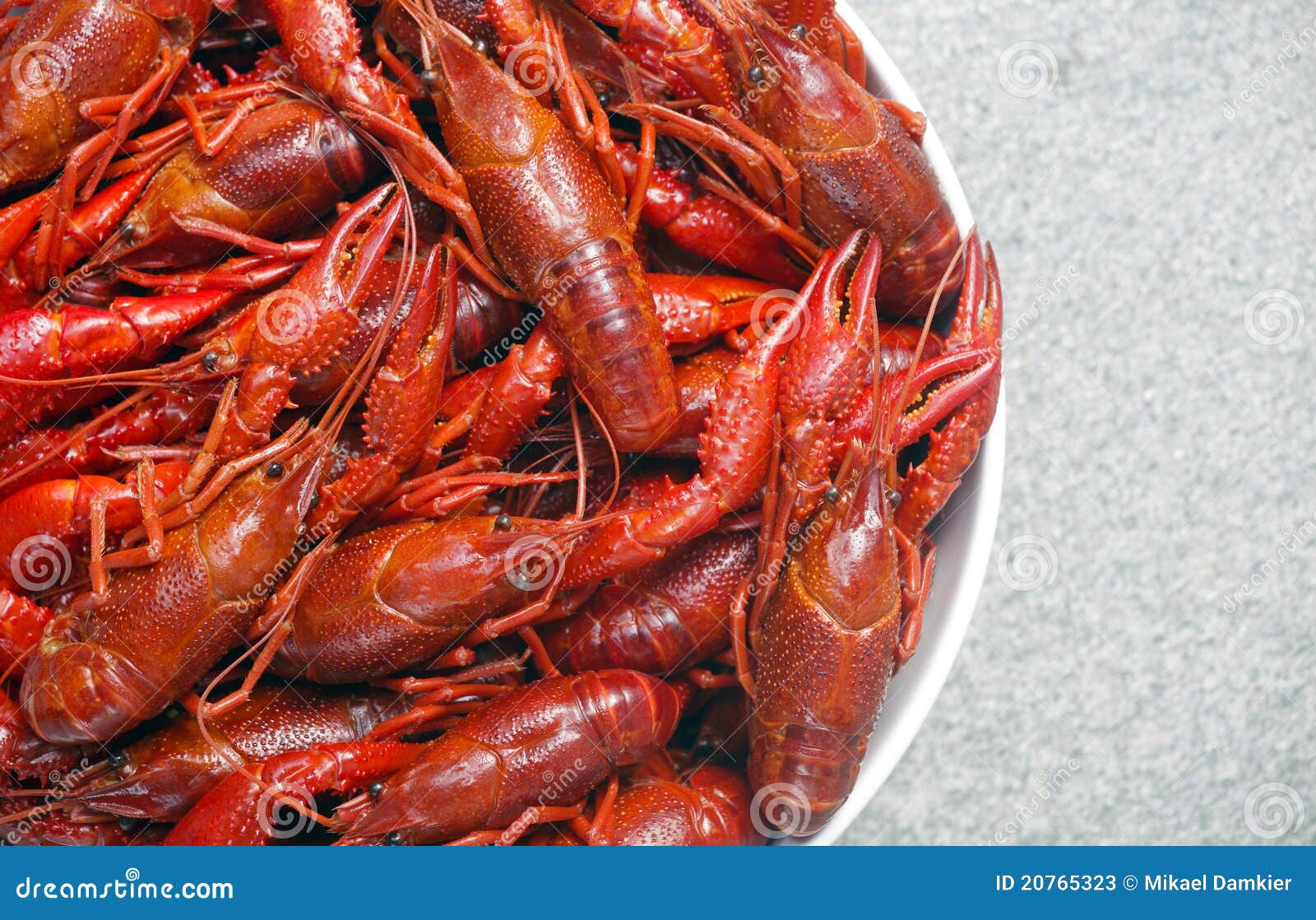 Boiled crawfish stock image. Image of bowl, food, cooked - 20765323