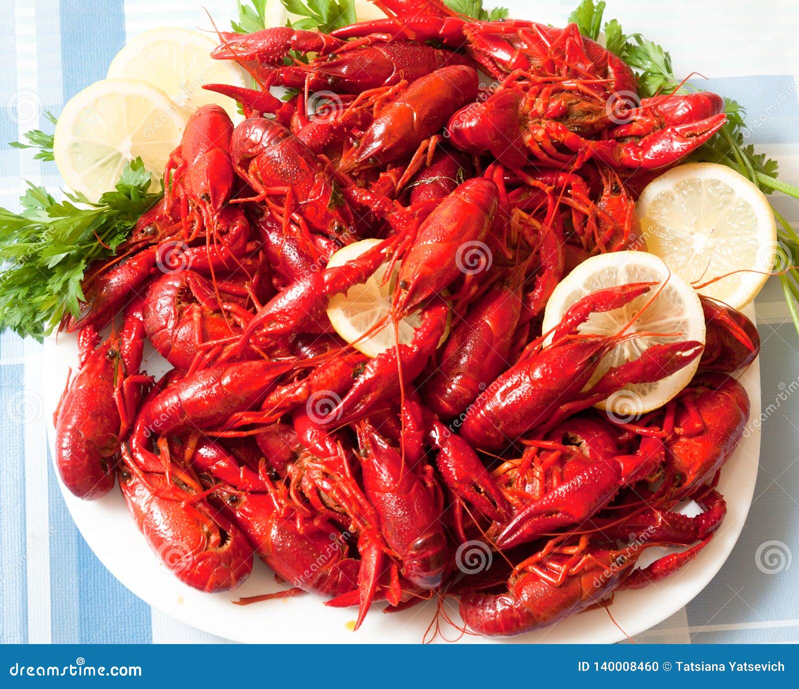 Boiled Crawfish on Plate Close Up Stock Photo - Image of lunch, omega ...