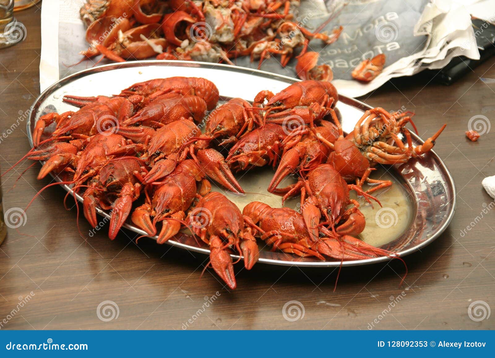 Crawfish On A Plate Royalty-Free Stock Image | CartoonDealer.com #27382444