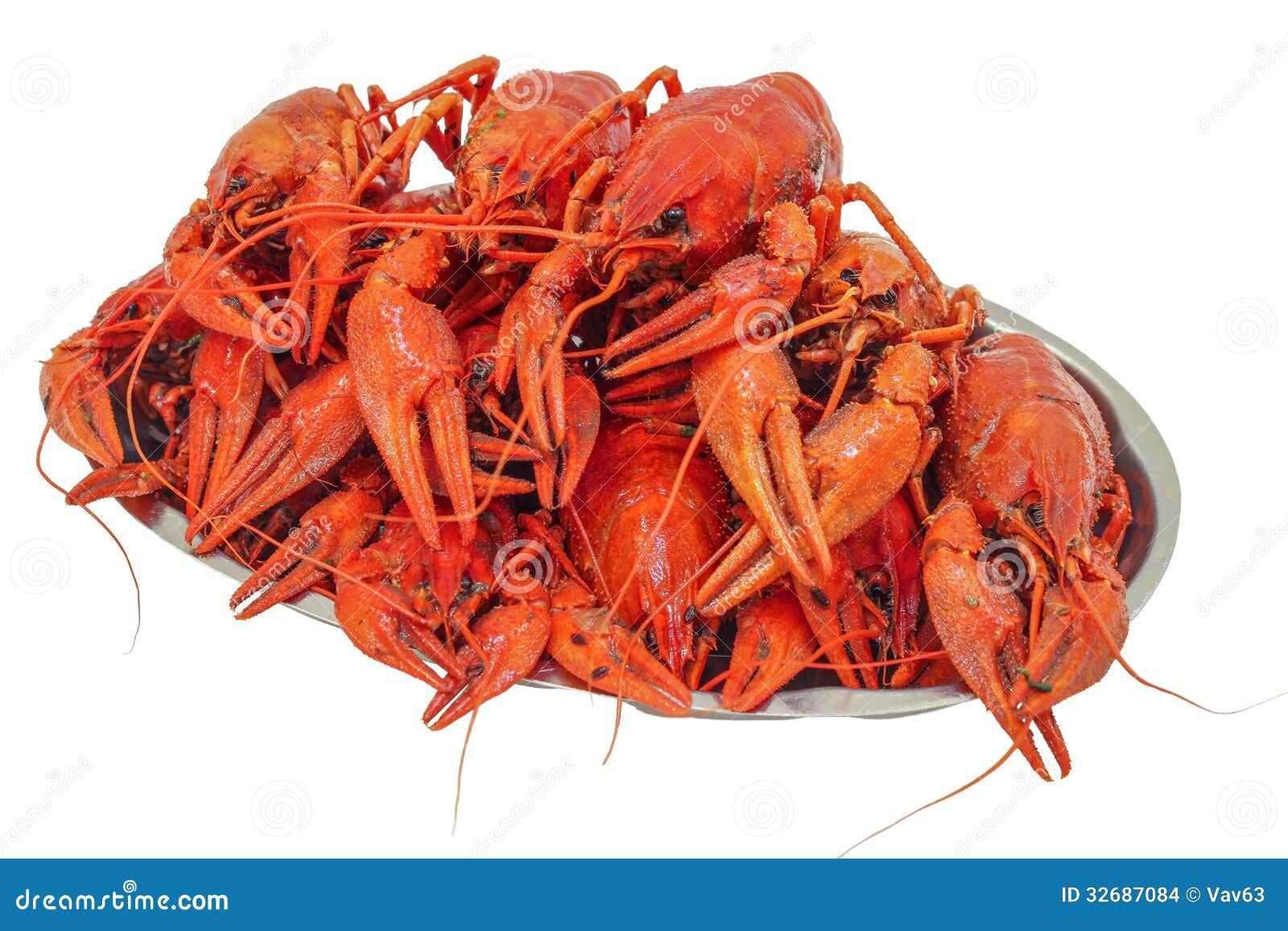 Boiled crawfish stock photo. Image of fishing, claw, cooking - 32687084