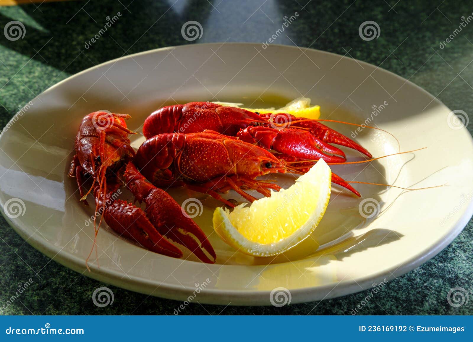Boiled Crayfish Dinner stock photo. Image of italian - 236169192