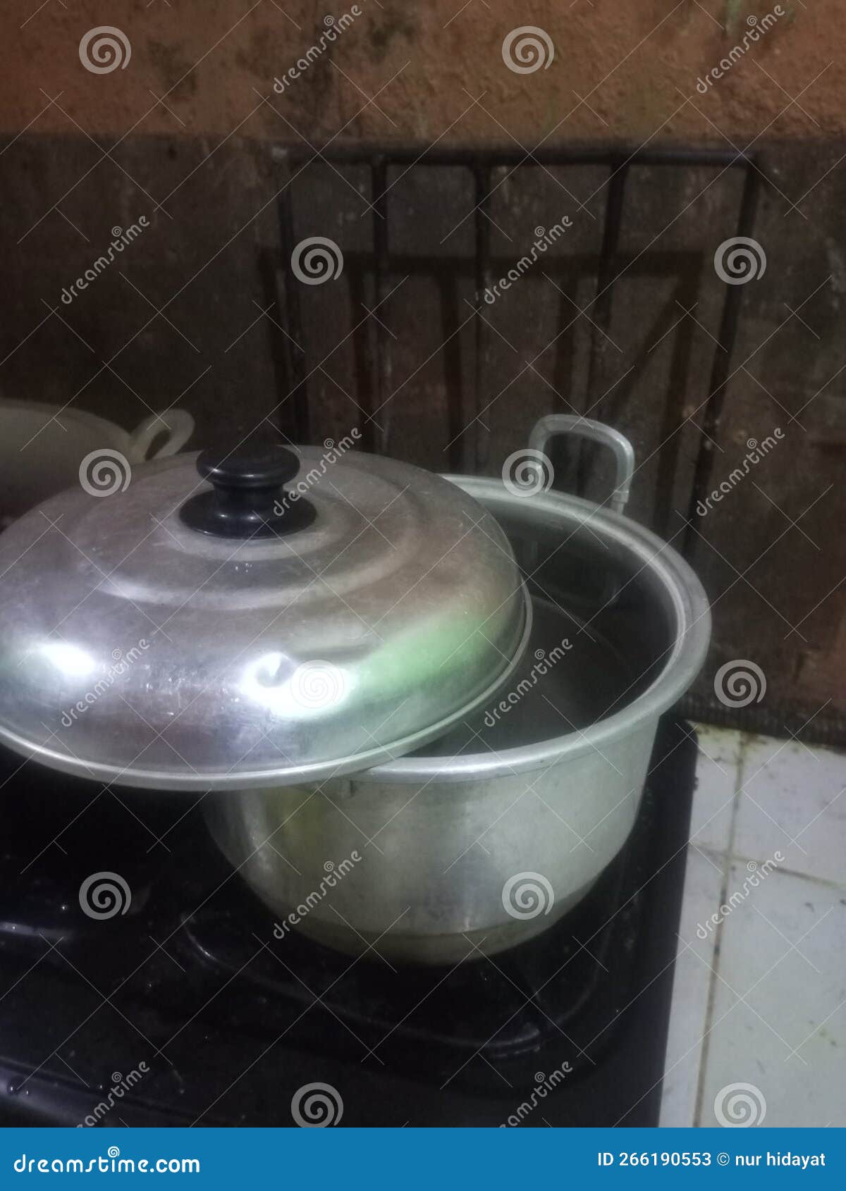 Boiled drinking water stock image. Image of water, machine - 266190553