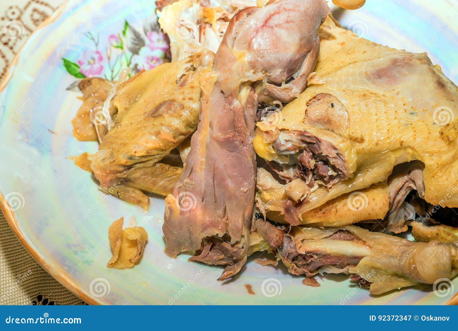 Boiled duck meat stock image. Image of closeup, ceremony - 92372347
