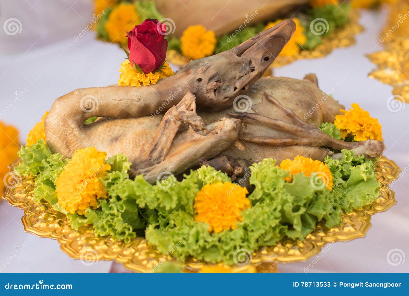 Boiled duck stock image. Image of festival, culture, fairy - 78713533