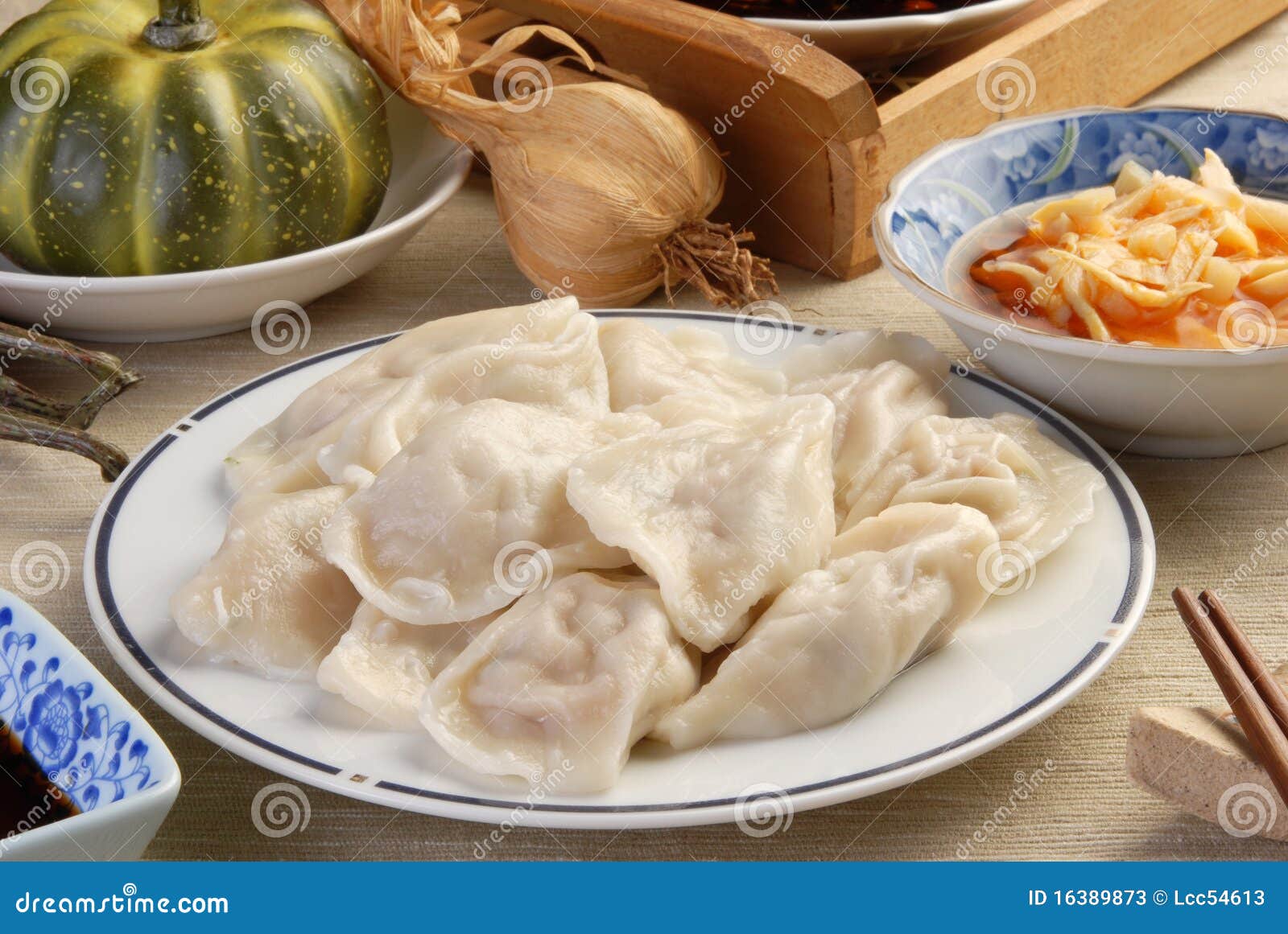 Boiled dumplings stock image. Image of lunch, dish, nutrition - 16389873