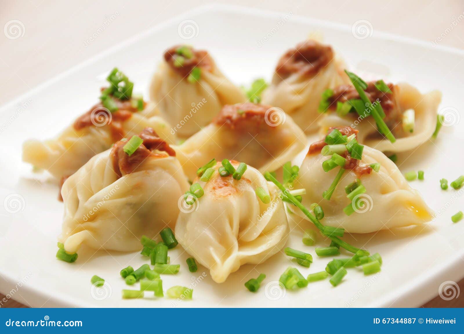 Boiled dumplings stock image. Image of stir, asian, cuisine - 67344887