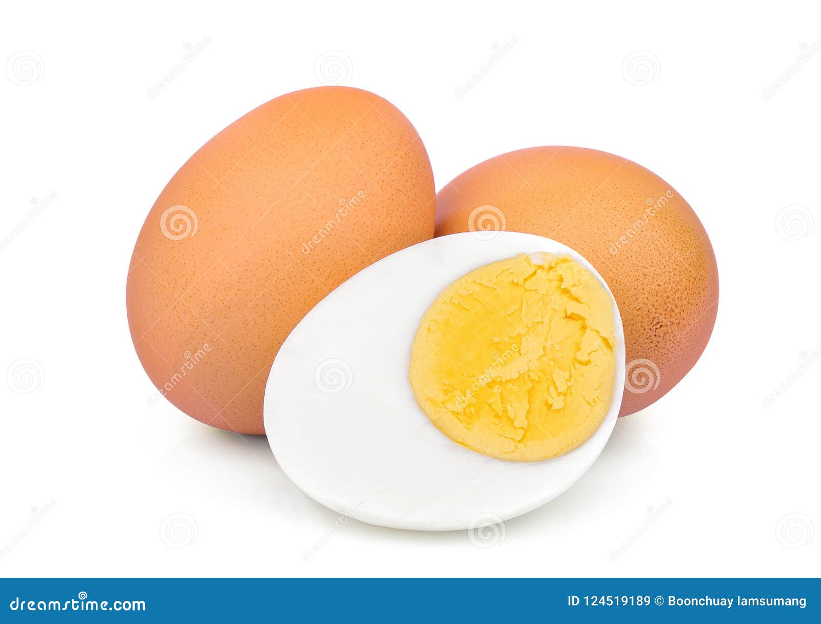 Boiled Egg Isolated On White Background,boiled Egg Closeup. Stock Photo ...