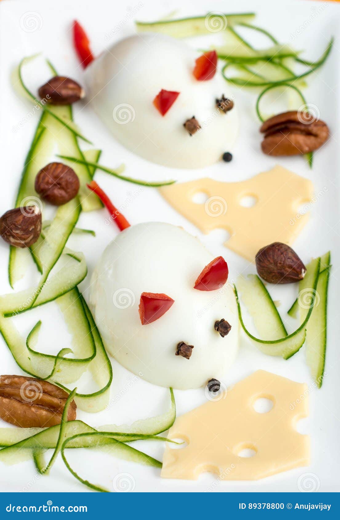 Boiled Egg Mouse stock photo. Image of protein, gourmet - 89378800