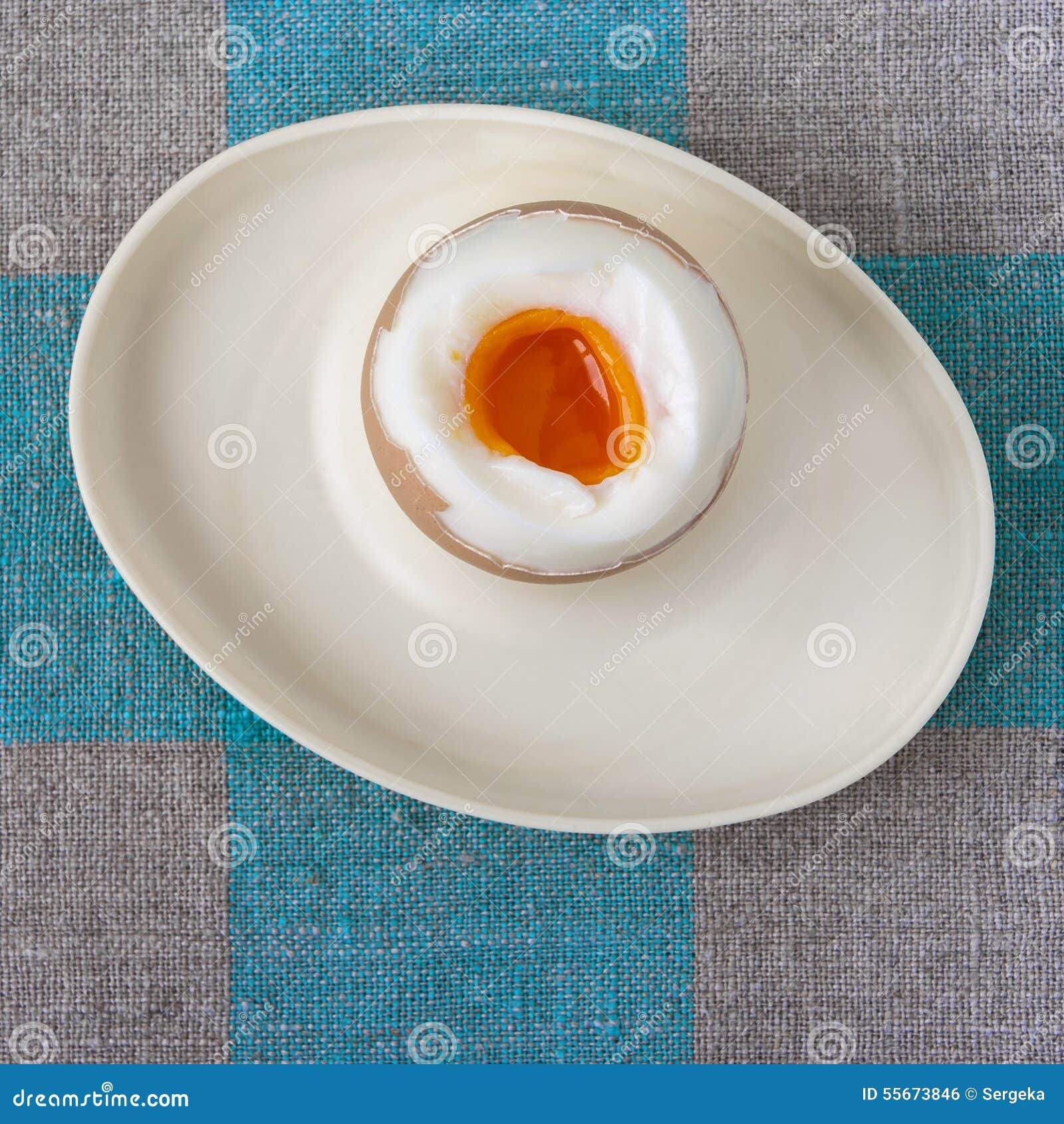 Boiled egg on a stand stock photo. Image of fresh, organic - 55673846