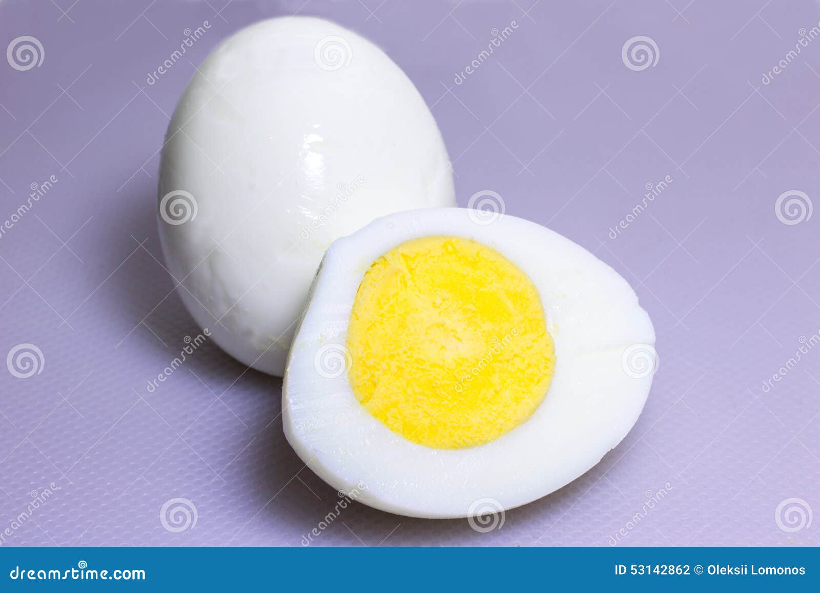Boiled egg stock photo. Image of morning, protein, yellow - 53142862