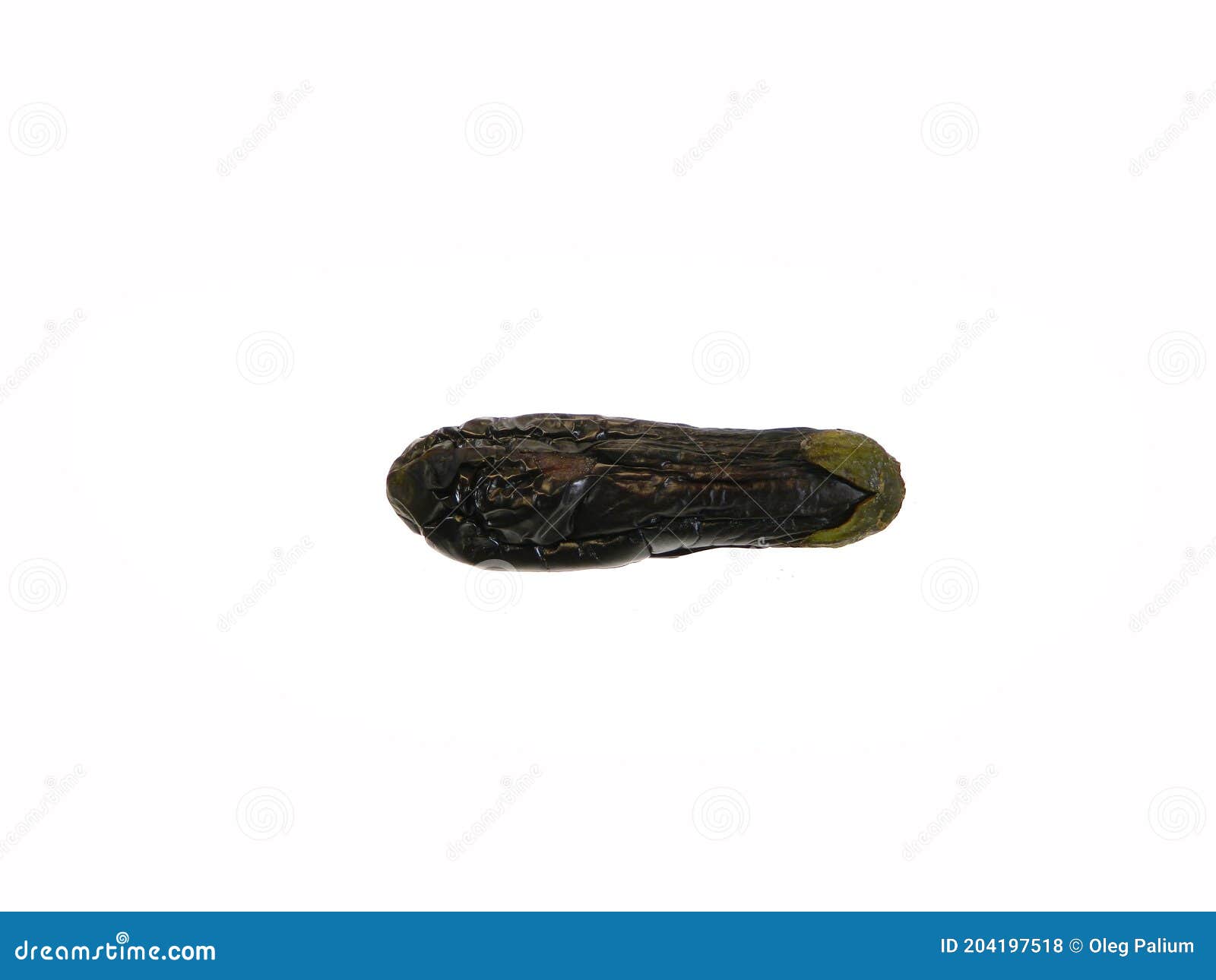 Boiled Eggplant Isolated on White Background Stock Photo - Image of ...