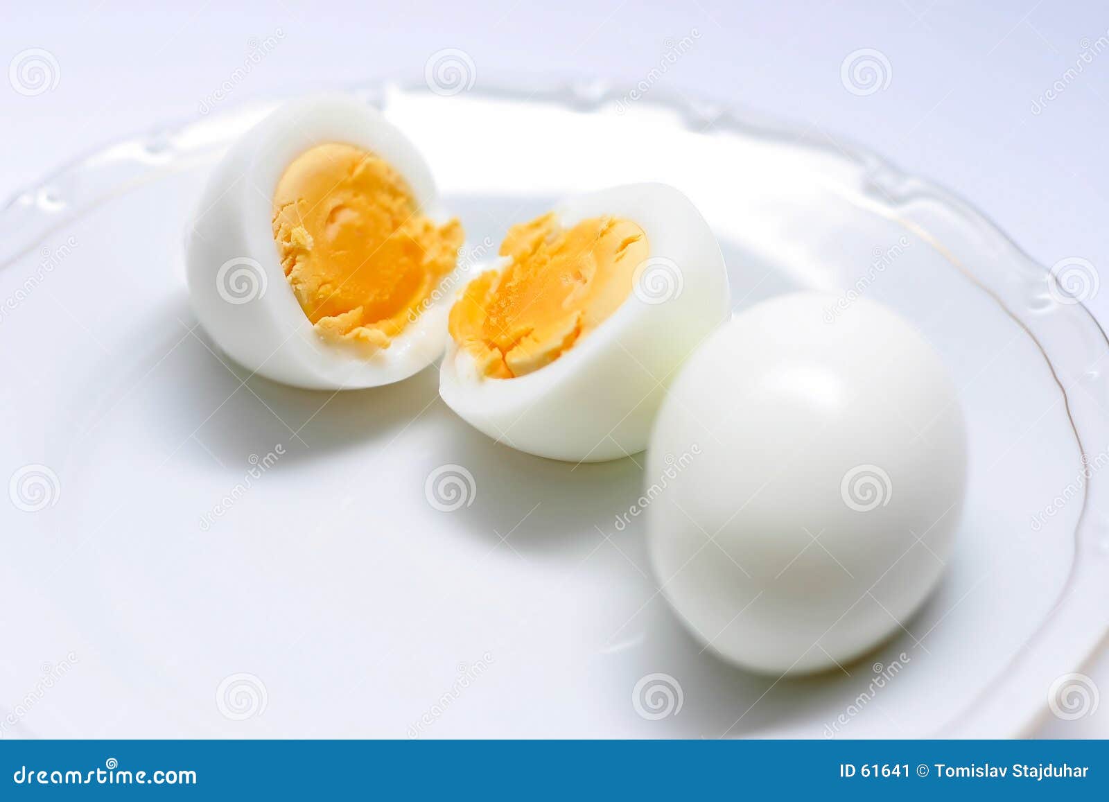 Boiled eggs stock image. Image of meal, prepare, dish, white - 61641