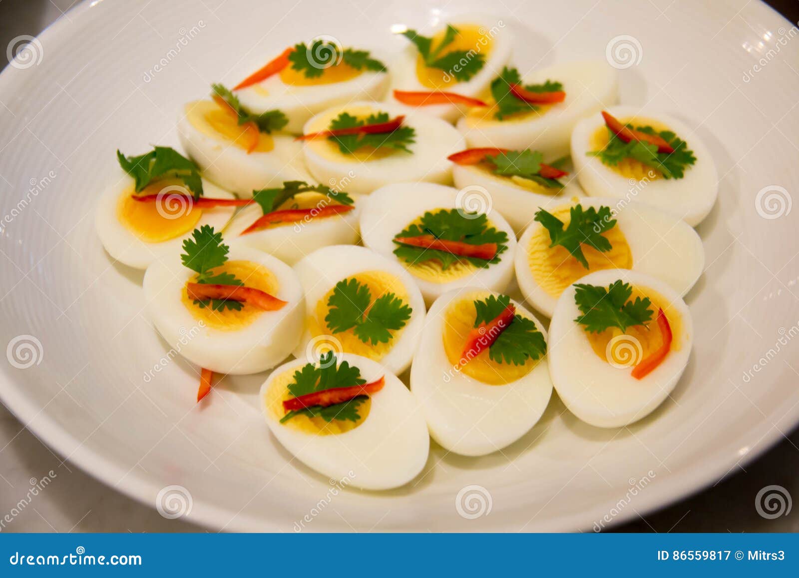Boiled eggs cut in half stock image. Image of nutrition - 86559817
