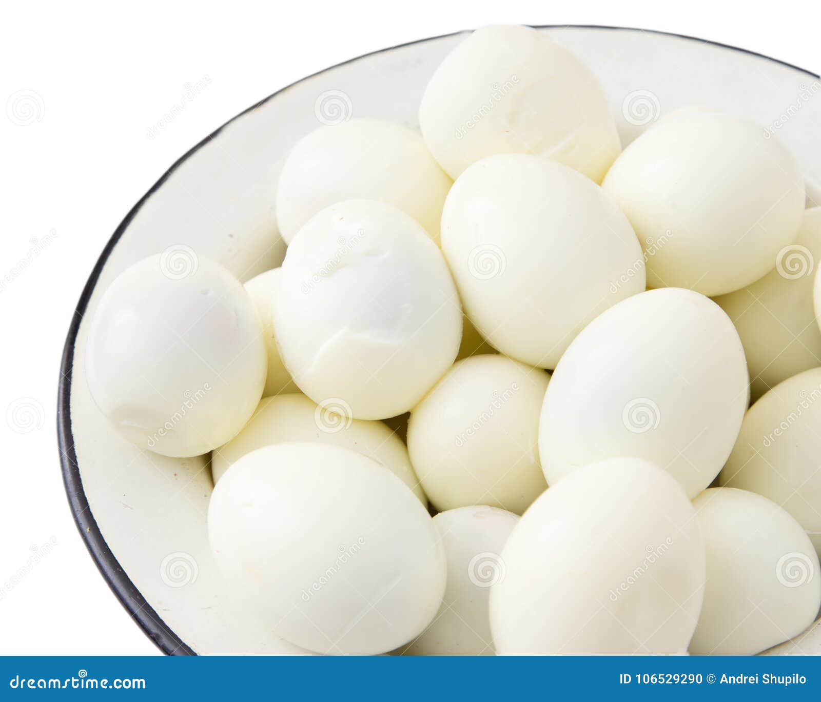 Boiled Eggs on a White Background Stock Photo - Image of yolk, healthy ...