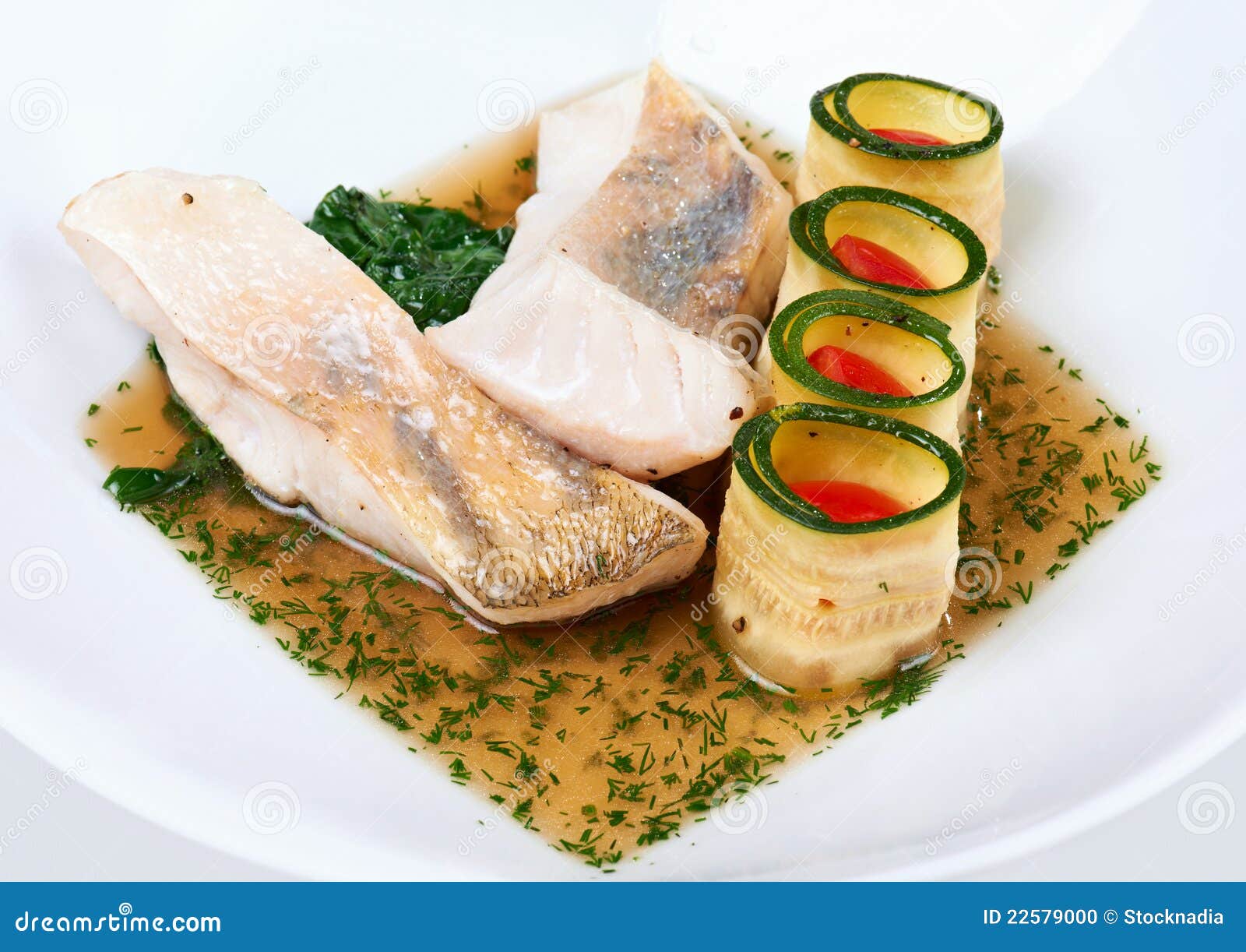 Boiled fish stock photo. Image of meal, halibut, grilled - 22579000