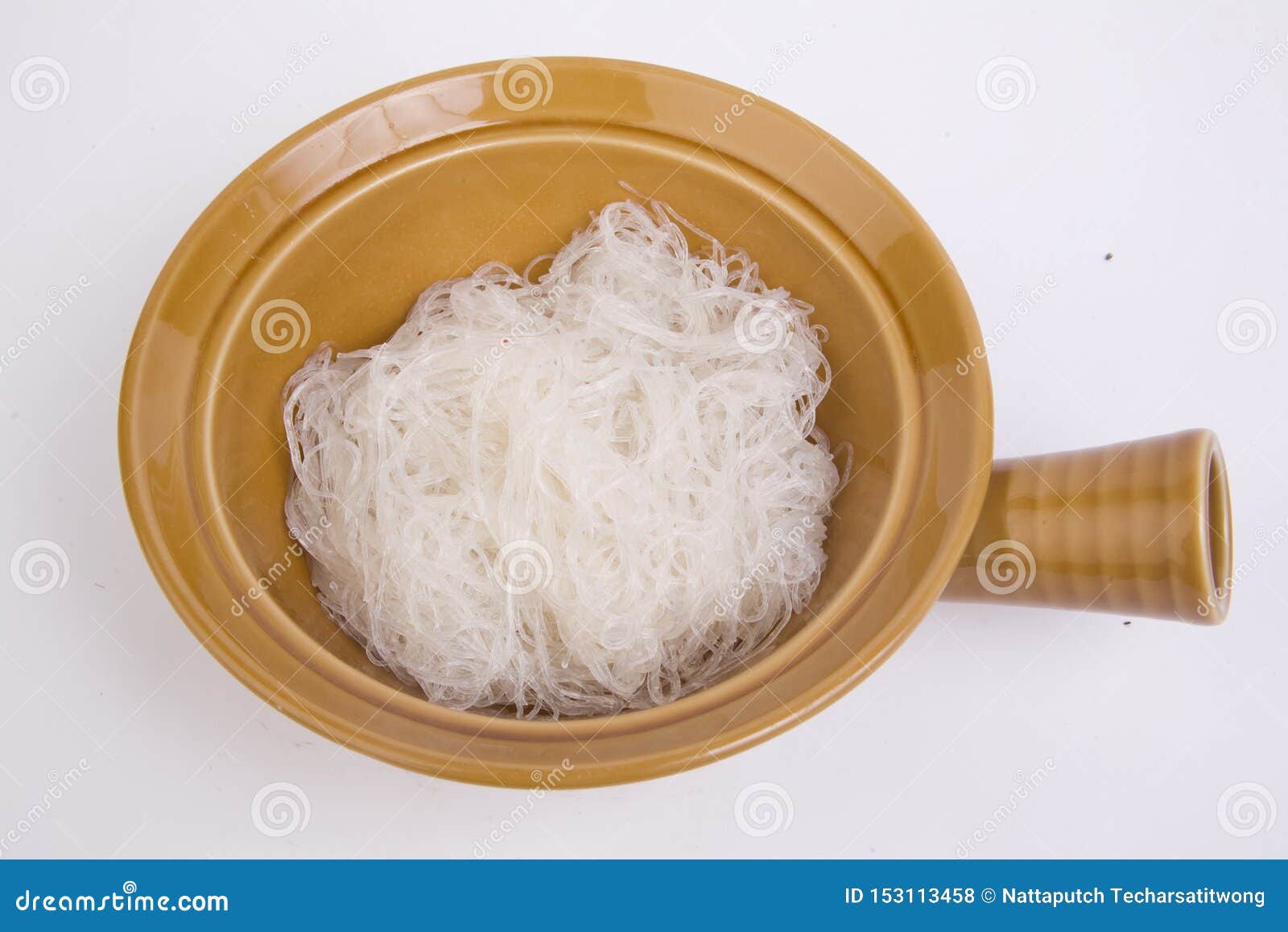 Boiled Glass Noodle in a Bowl Stock Photo - Image of glass, gourmet ...