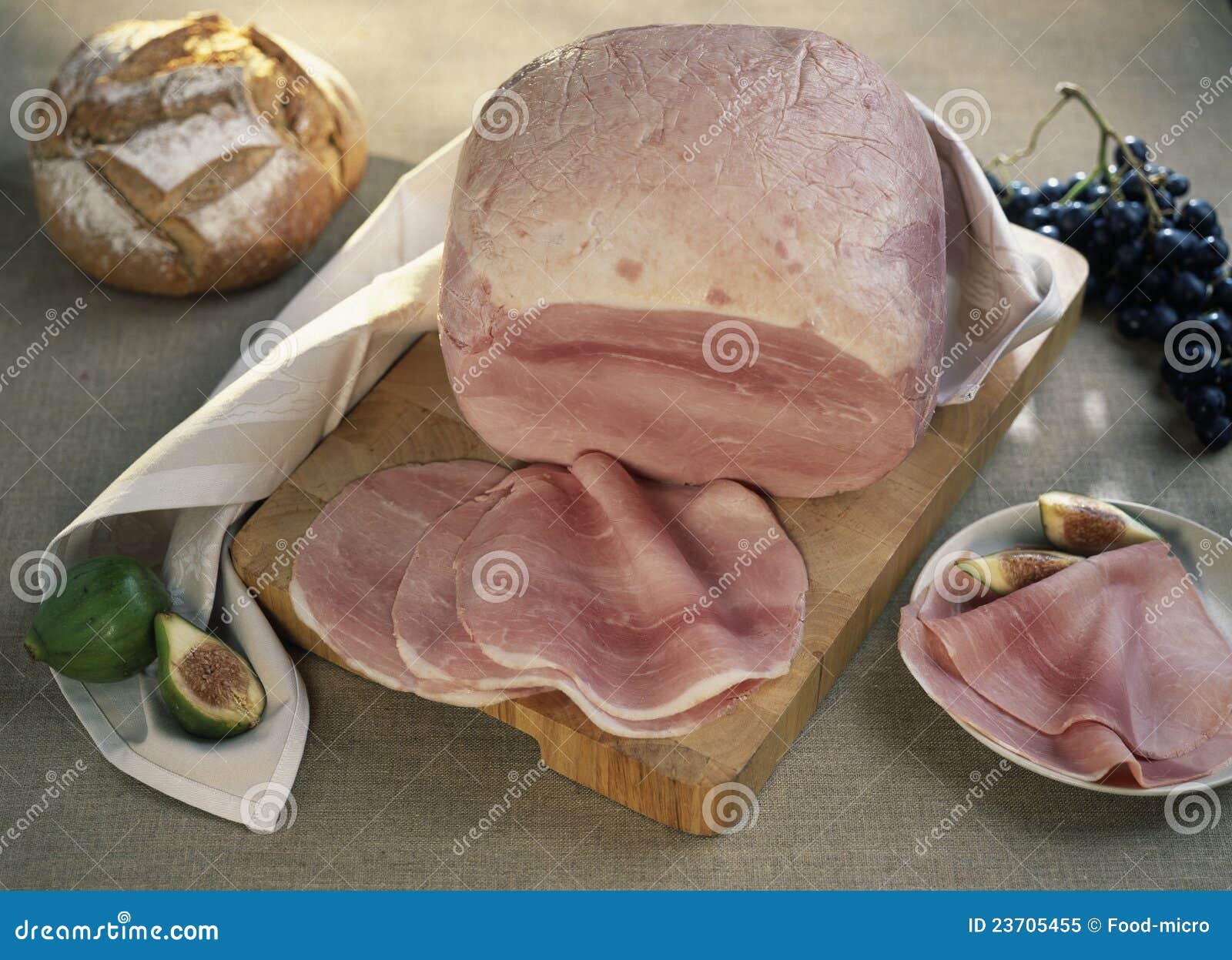 Boiled ham stock image. Image of chopping, ingredient - 23705455