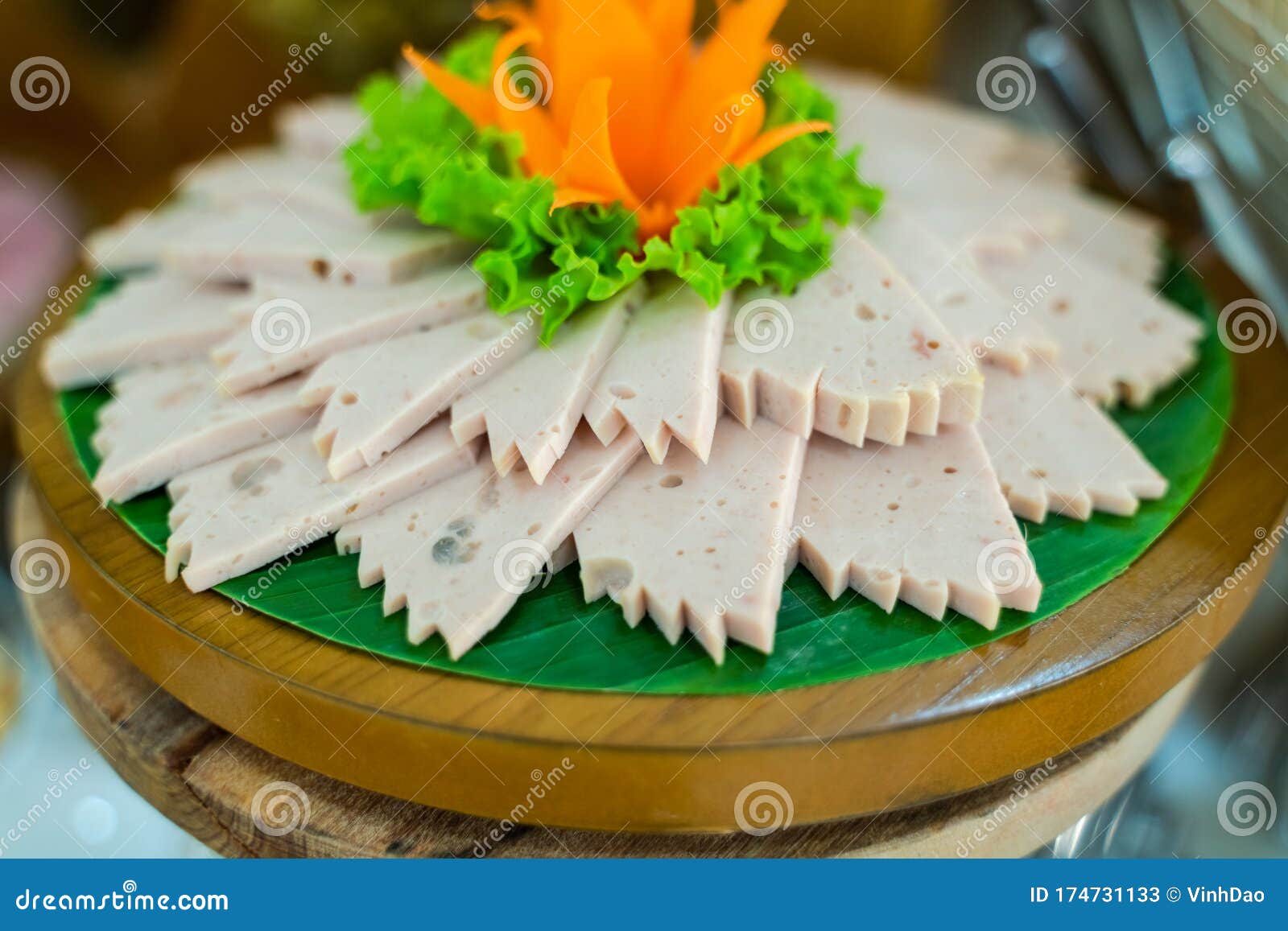 Boiled Lean Pork Paste, Traditional Vietnamese Food Stock Image - Image ...