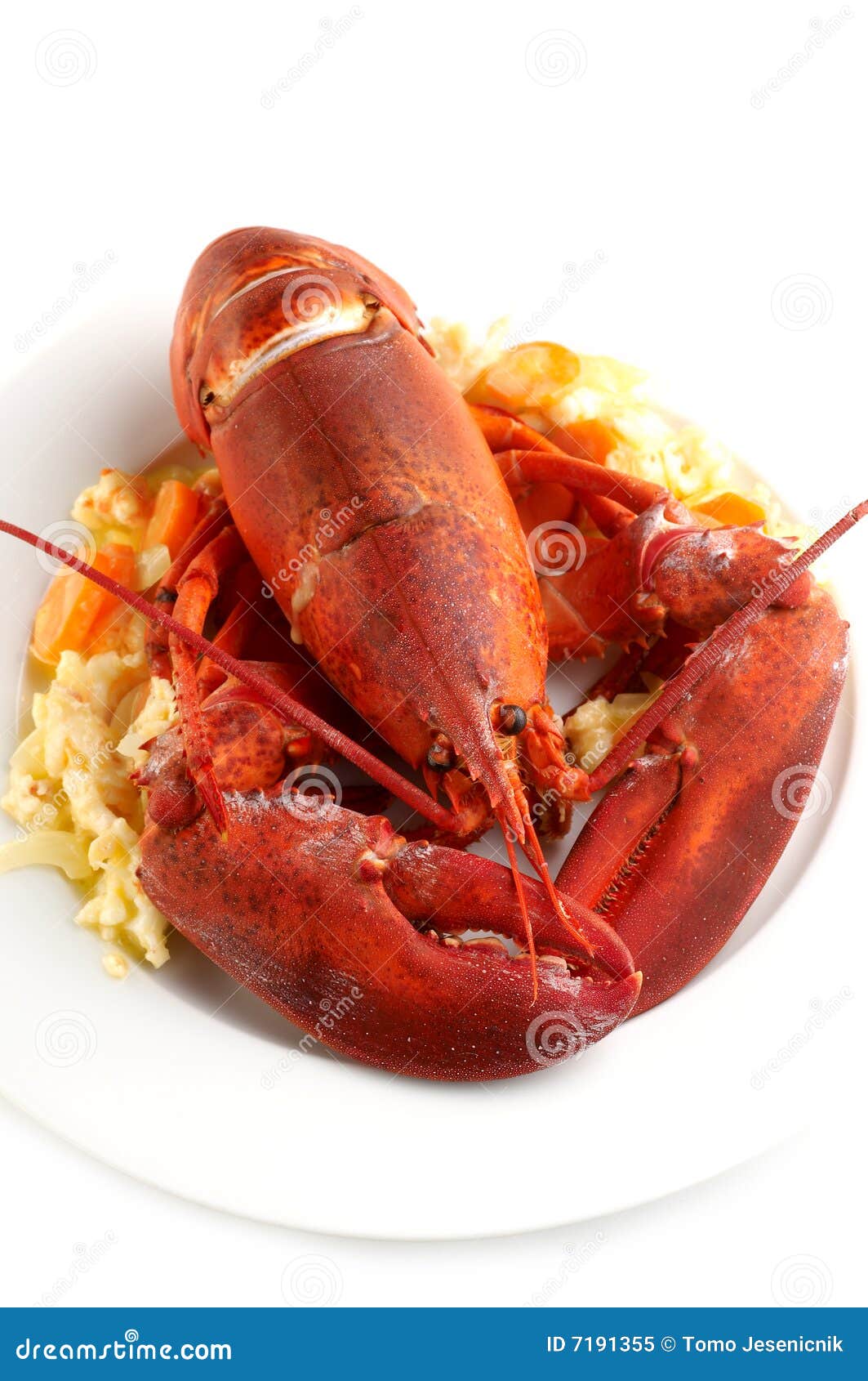 Boiled Lobster Dinner With Clams And Corn Royalty-Free Stock Image ...