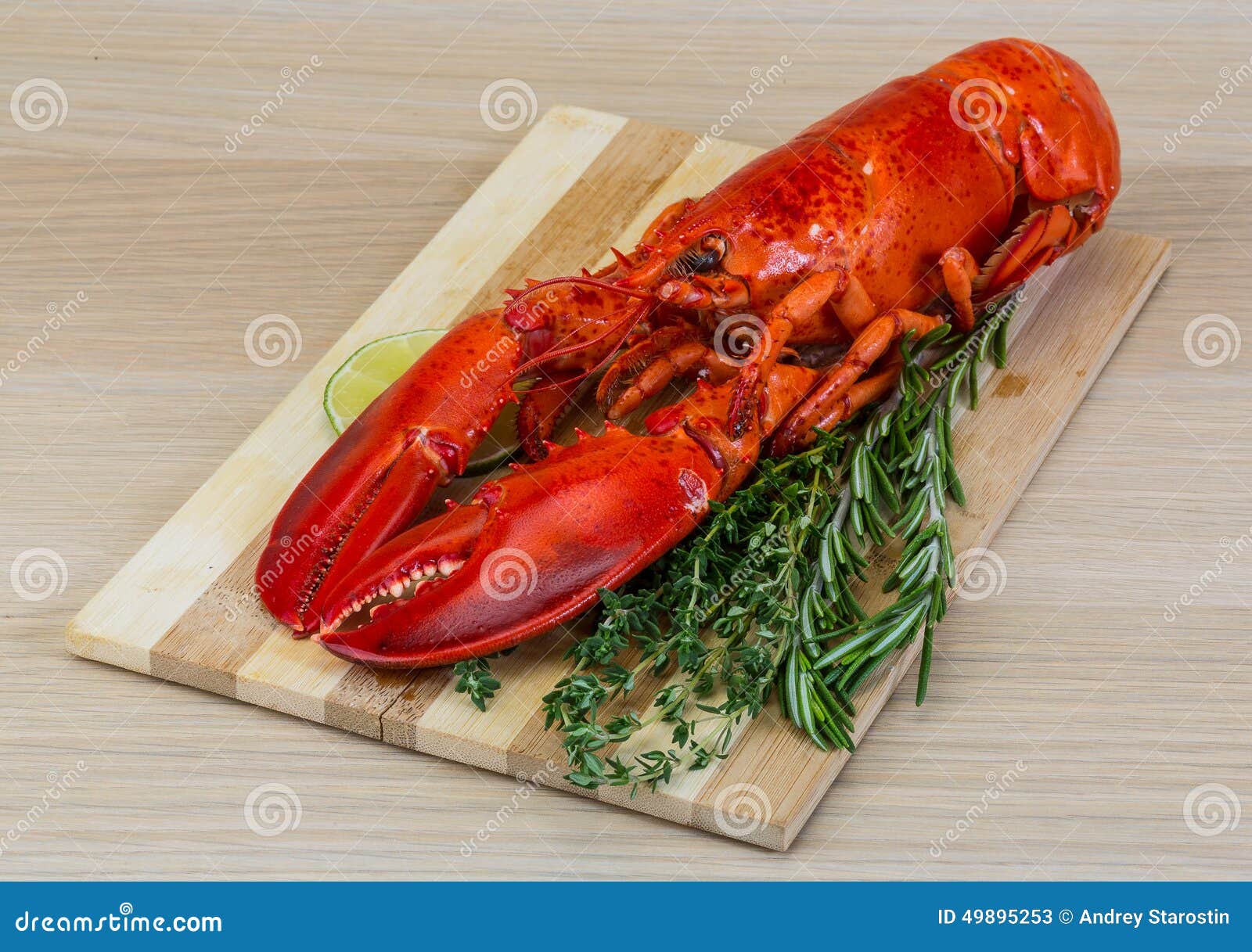 Boiled lobster stock image. Image of diet, restaurant - 49895253