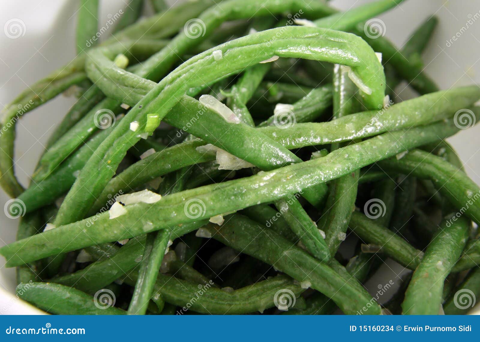 Long Bean Plant In The Field. A Field Planted With Long Beans In The ...