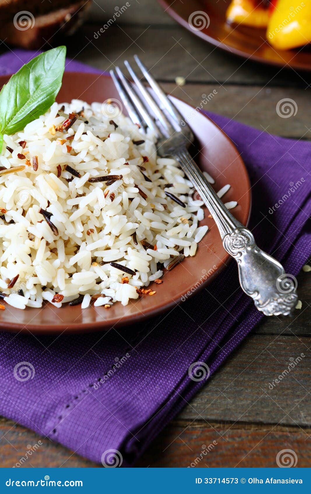 Boiled Long Rice on a Plate Stock Image - Image of food, color: 33714573