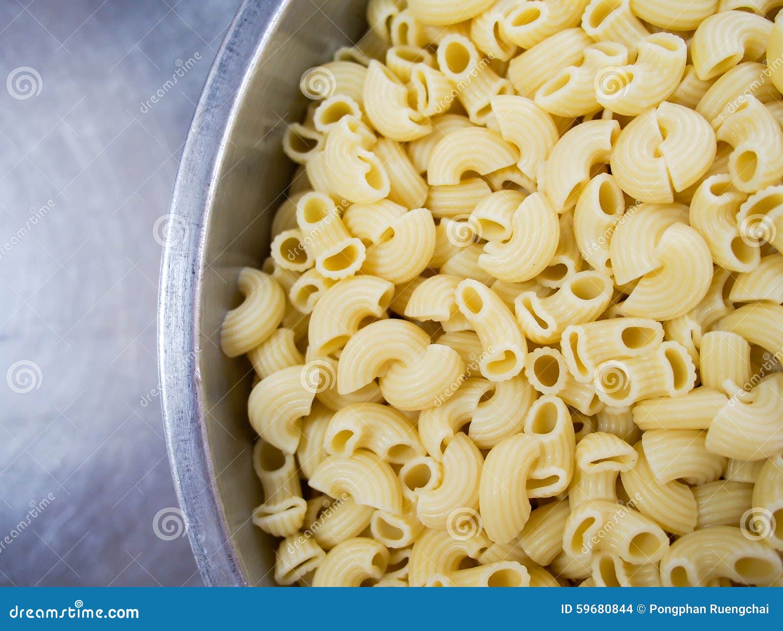 Boiled macaroni stock photo. Image of noodles, tube, italian - 59680844