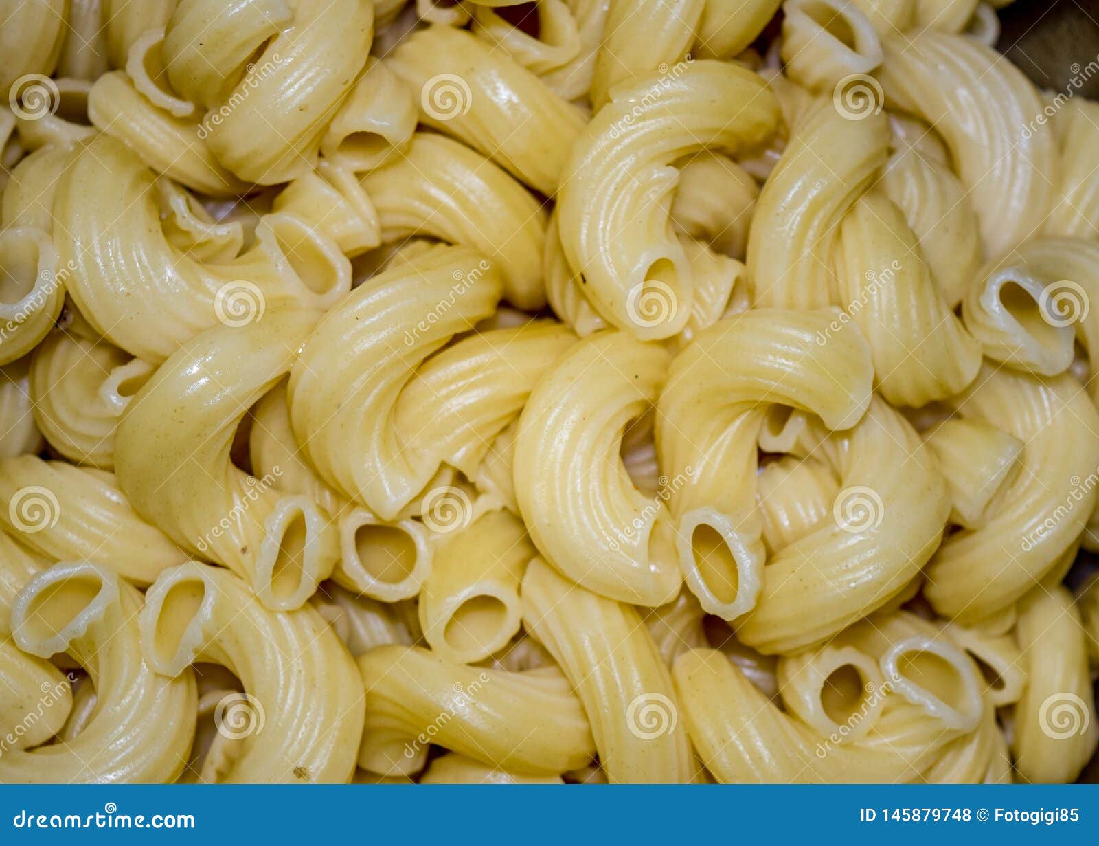 Boiled Macaroni from Durum Wheat Stock Photo - Image of affordable ...